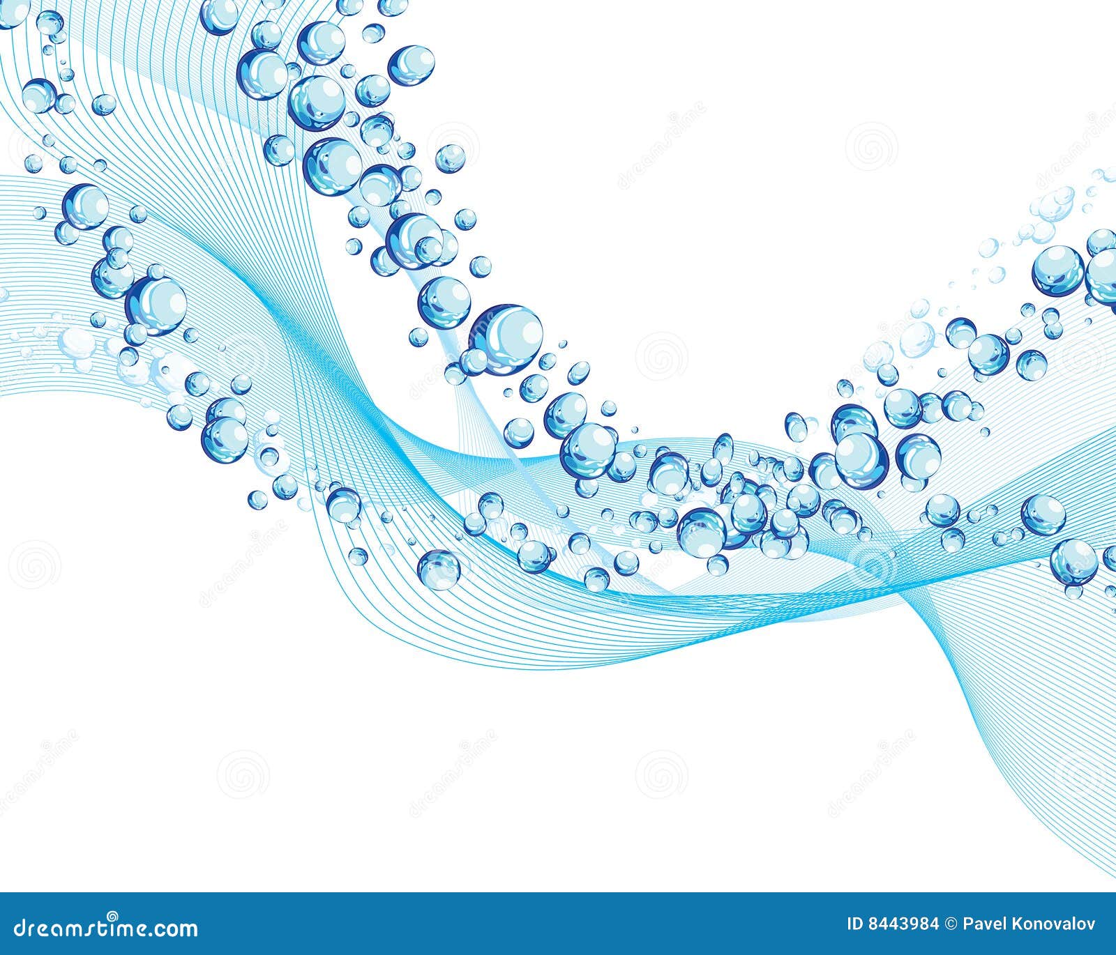 Water background stock vector. Illustration of concepts - 8443984