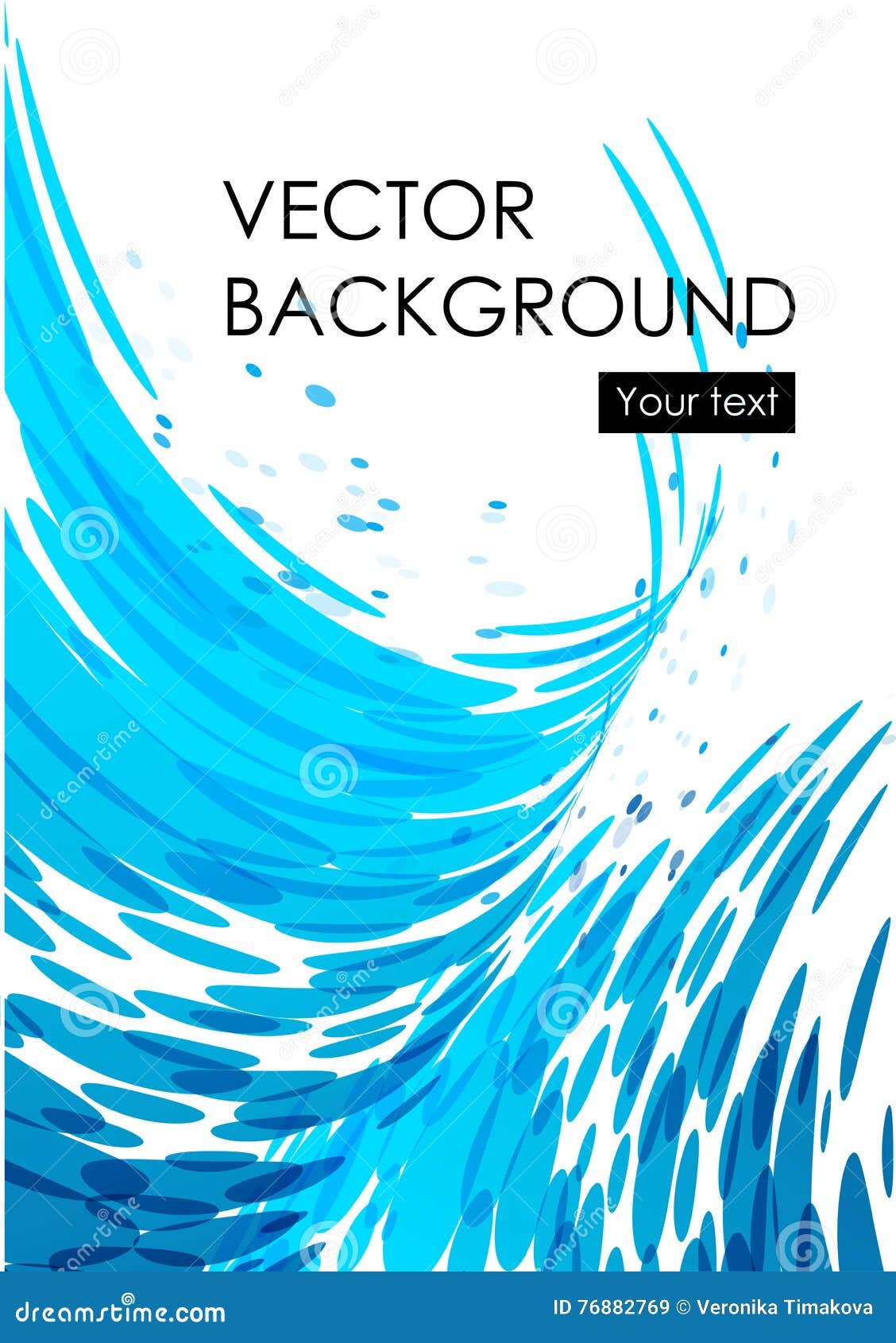 Water Background stock vector. Illustration of artistic - 76882769