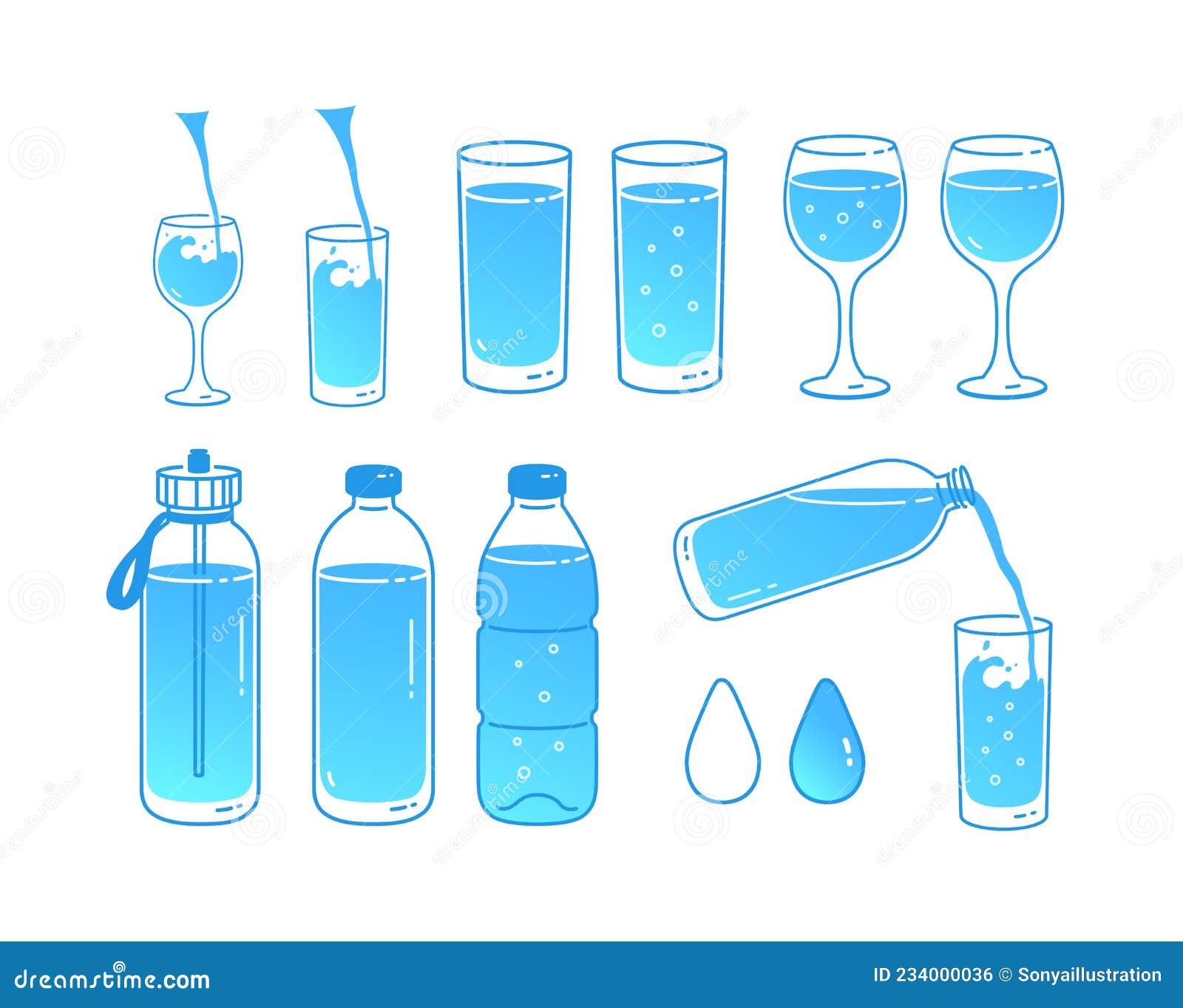 Water Balance In Human Body Organs Poster With Little Boy Silhouette ...