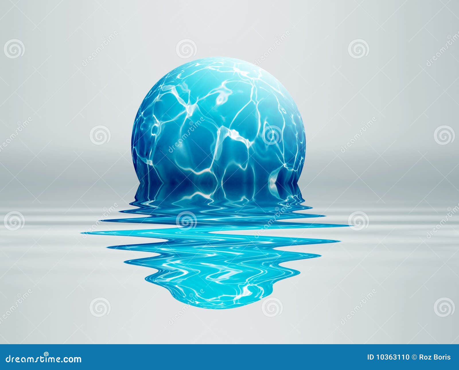 Water ball stock illustration. Illustration of shape - 10363110