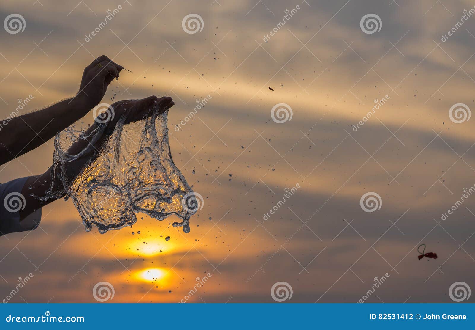 Water balloon bursting. stock photo. Image of bursts - 82531412