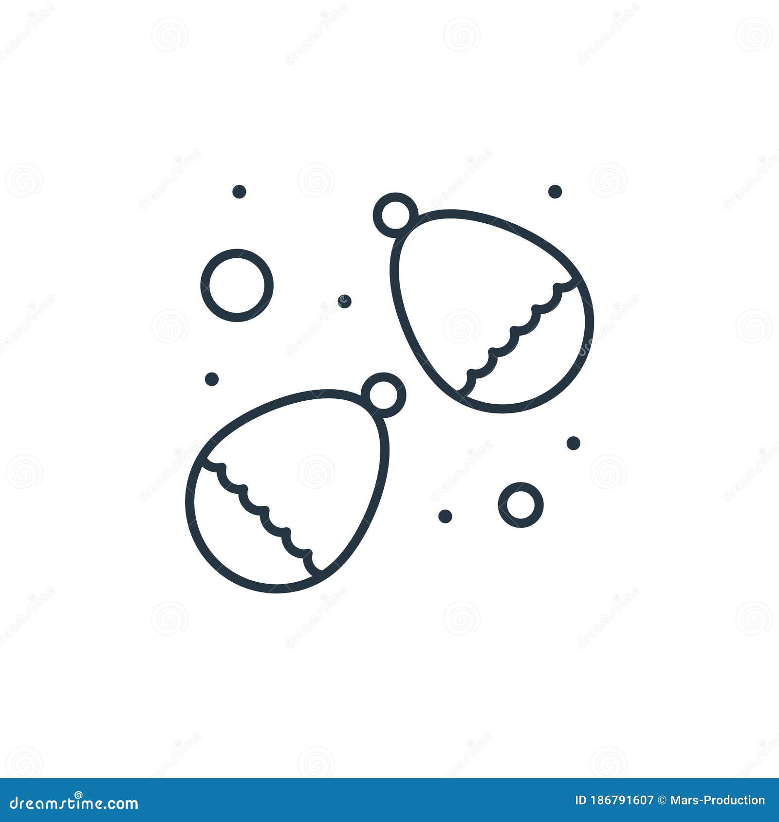 Water Balloons Vector Icon. Water Balloons Editable Stroke Stock Vector ...