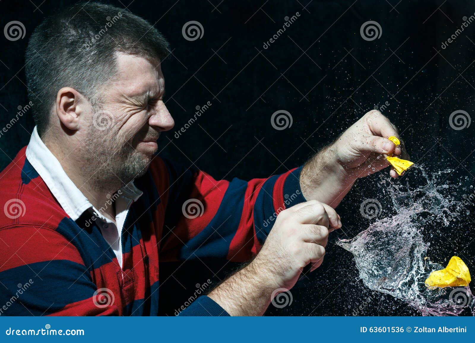 Water baloon splash stock photo. Image of abstract, burst - 63601536