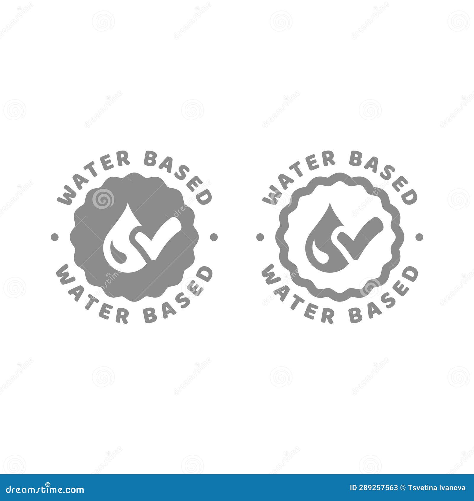 Water based vector label stock illustration. Illustration of product ...