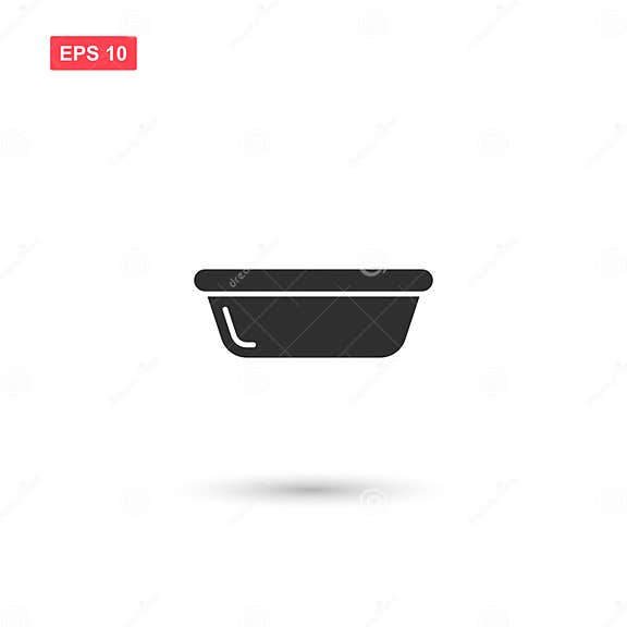 Water Basin Icon Vector Isolated 4 Stock Vector - Illustration of bath ...