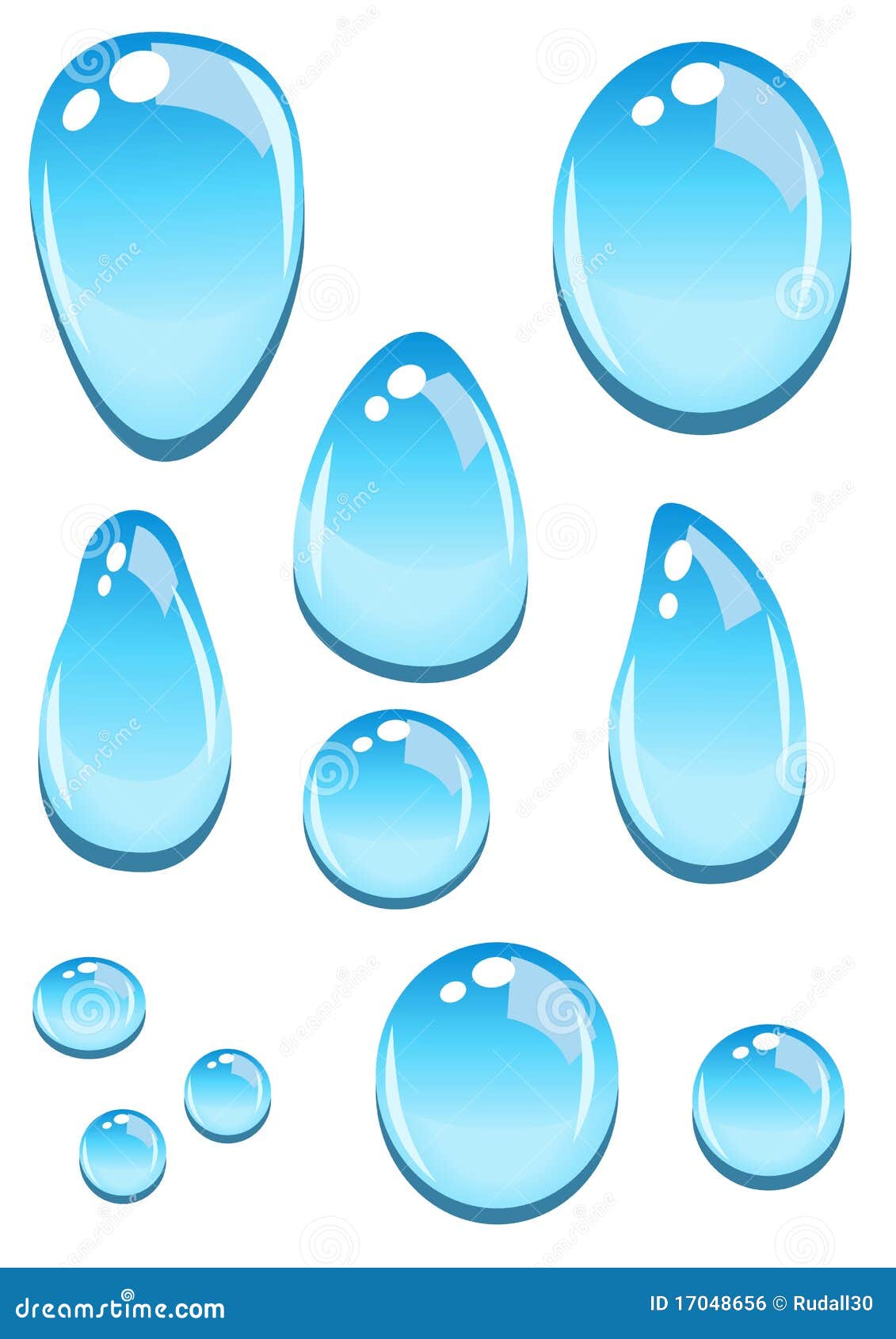 Water beads stock vector. Illustration of bubble, drop - 17048656