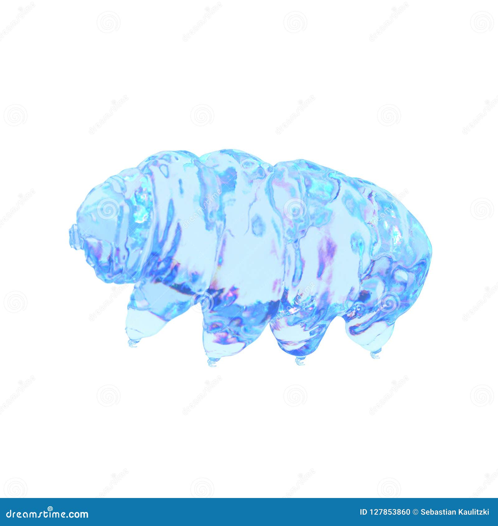 Water Bear Logo. Funny Water Bear Design. Image Of Water Bear Character ...
