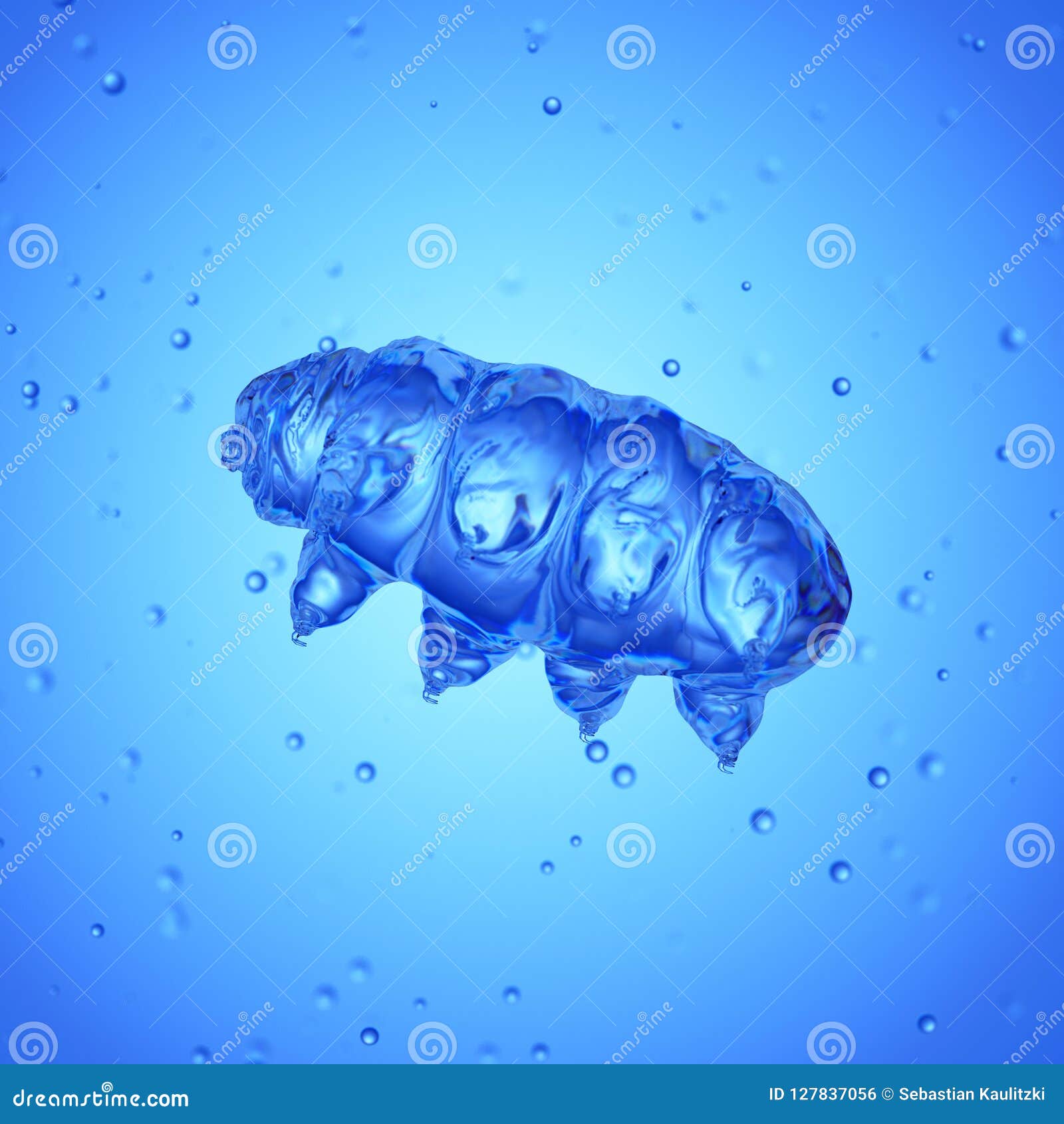 A Water Bear Royalty-Free Illustration | CartoonDealer.com #127837056