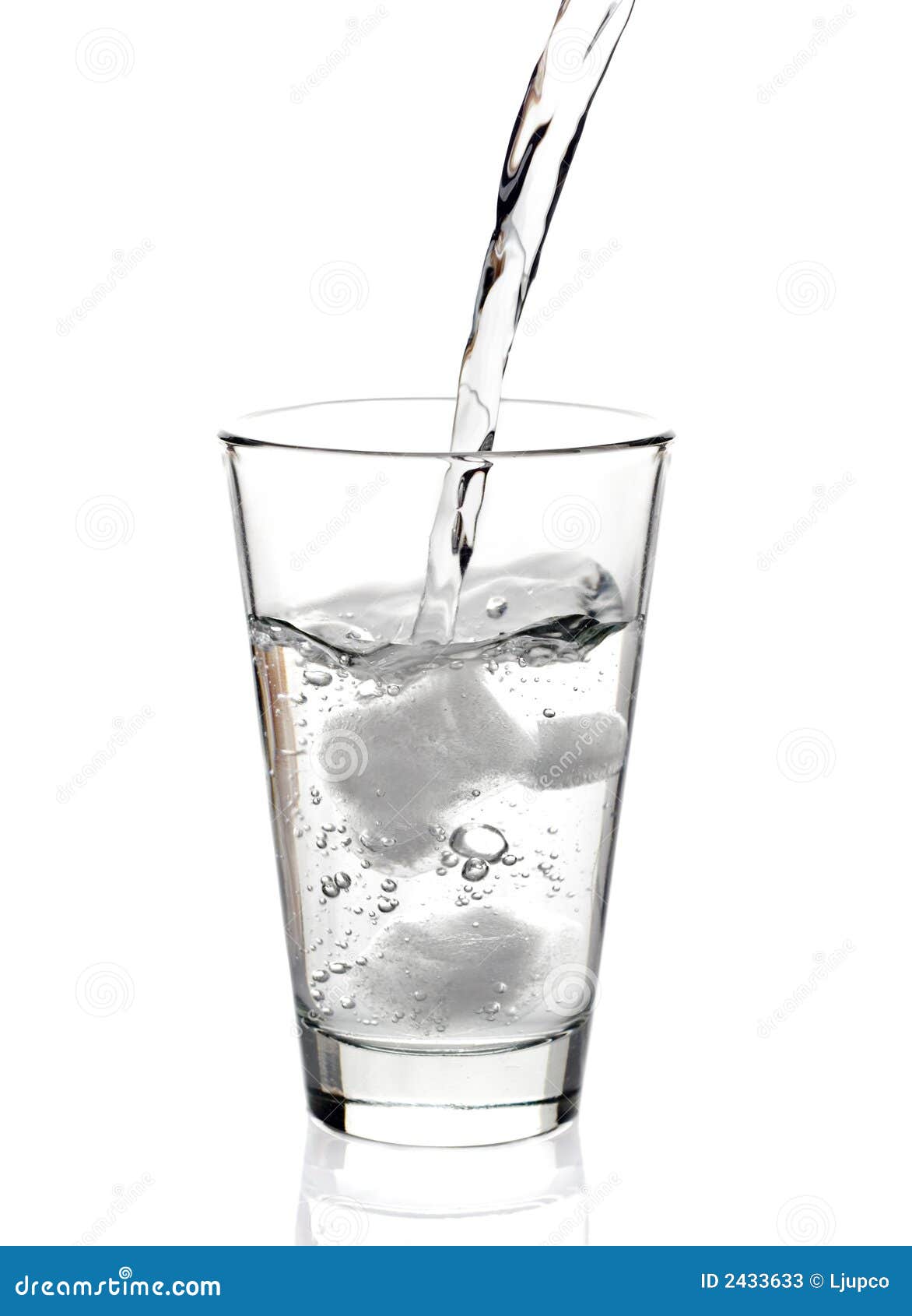 Water Being Poured In A Glass Stock Photos - Image: 2433633