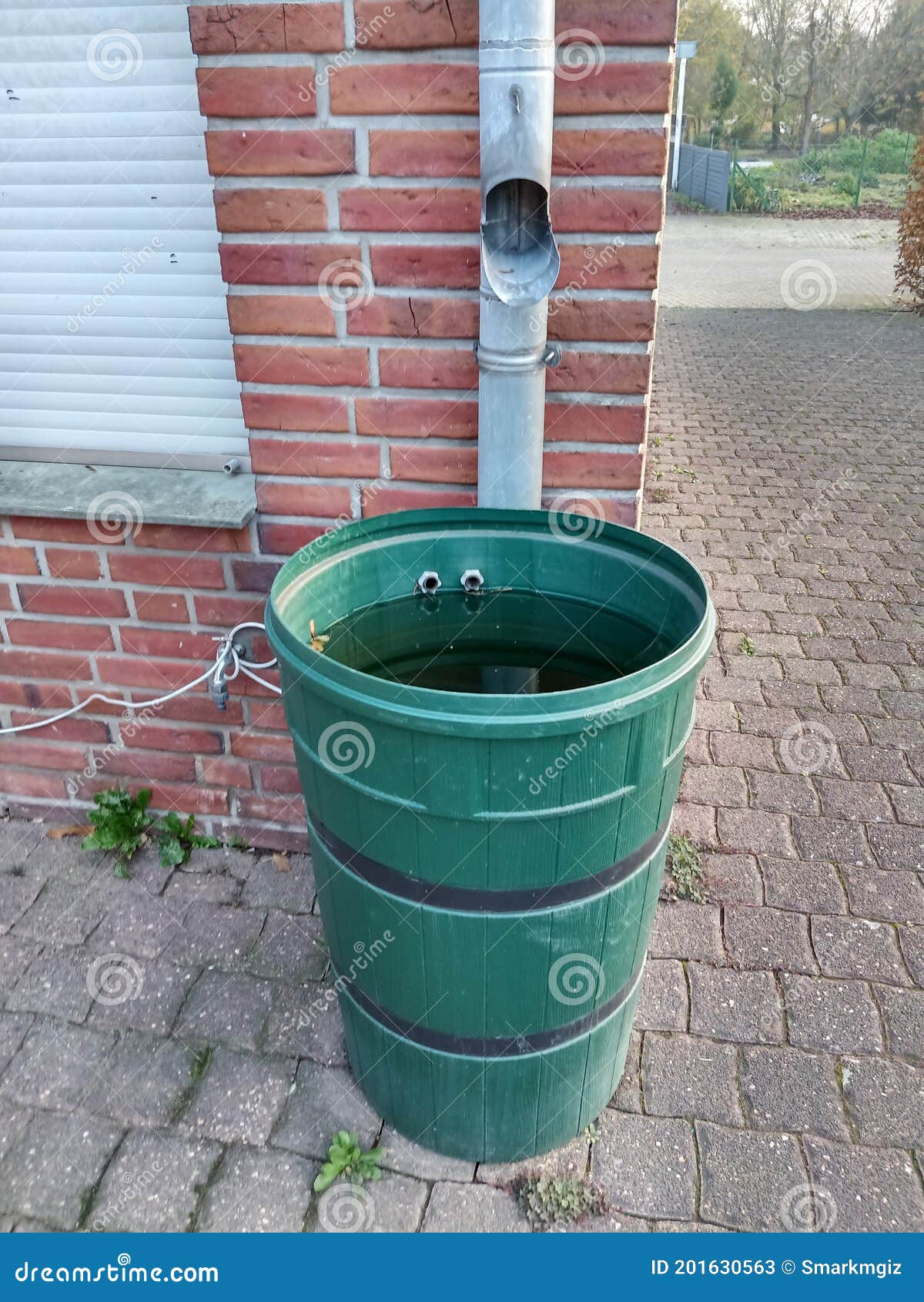 Water bin collector system stock image. Image of saving - 201630563