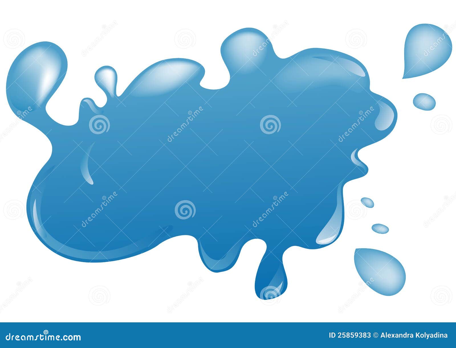 Water Blob stock vector. Illustration of graphic, splashing - 25859383