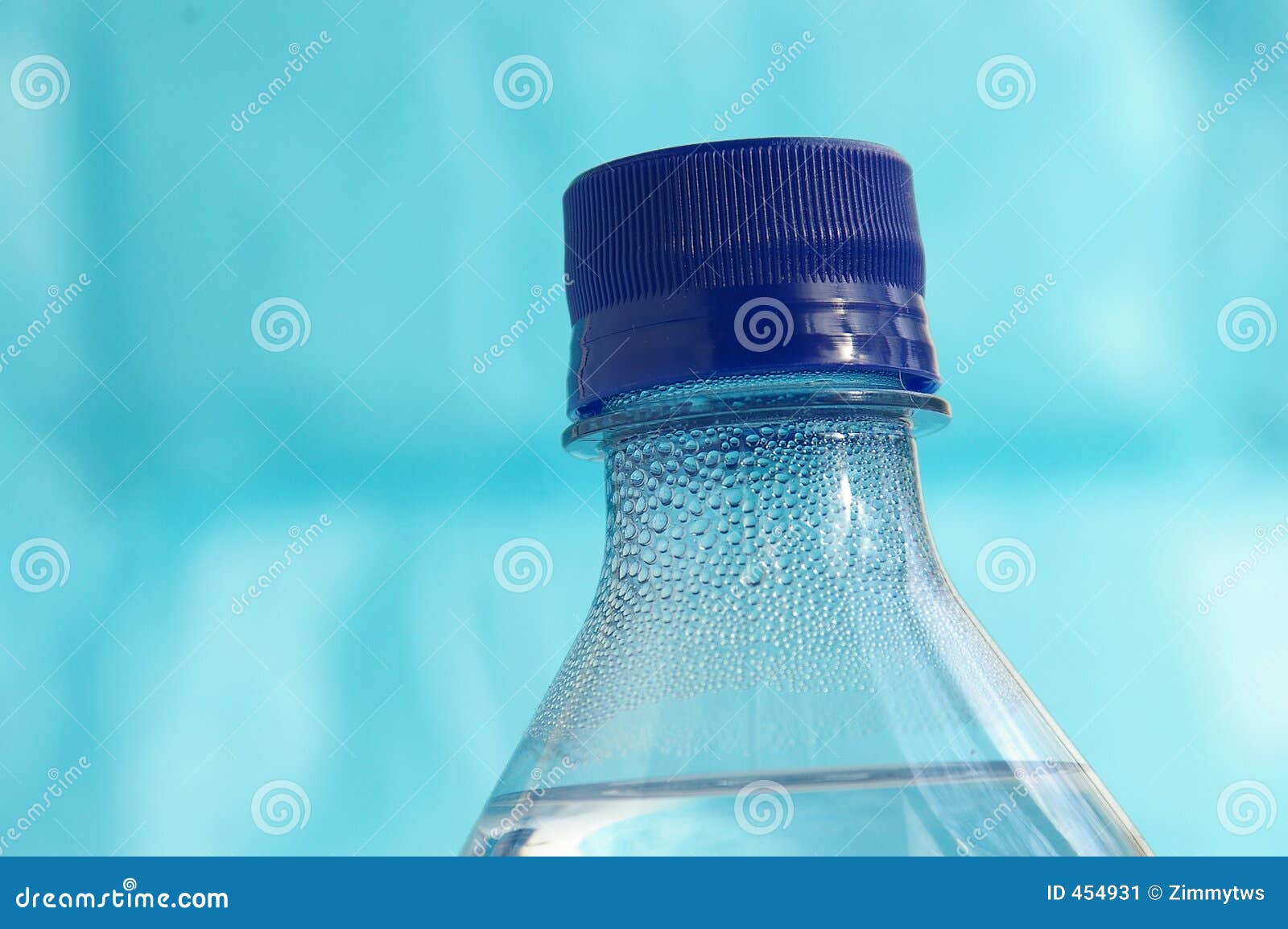 Water on blue stock image. Image of water, hydrate, health - 454931