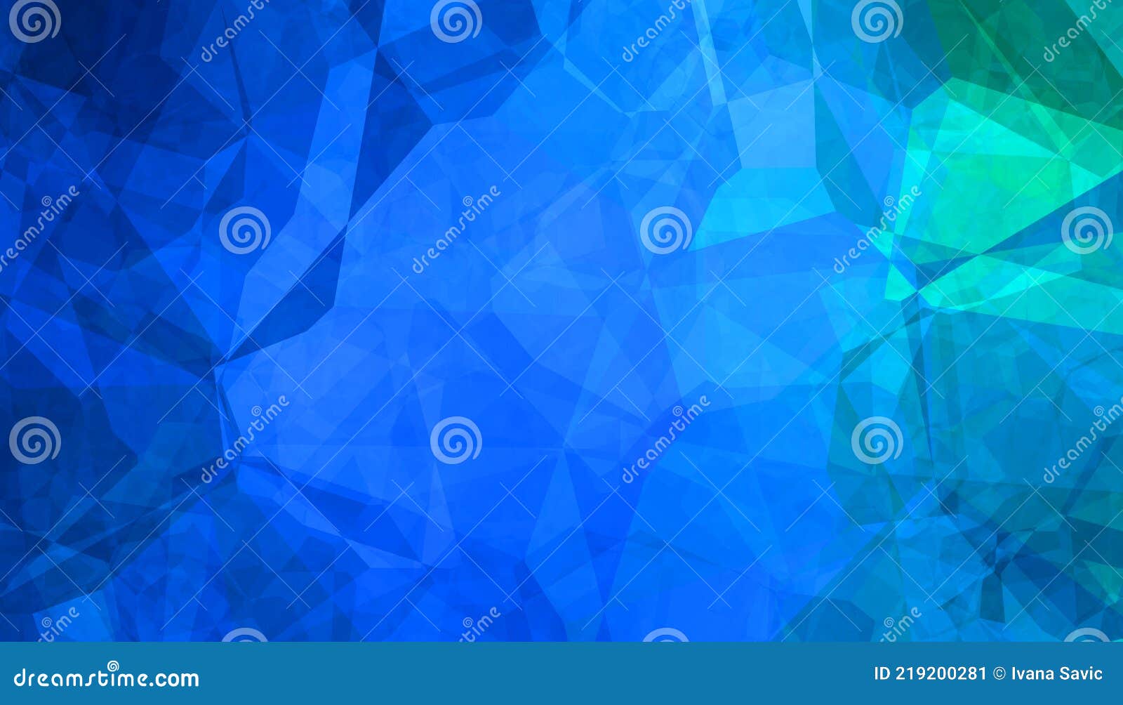 Water Blue Colors Polygonal Shapes Background Stock Image - Image of ...