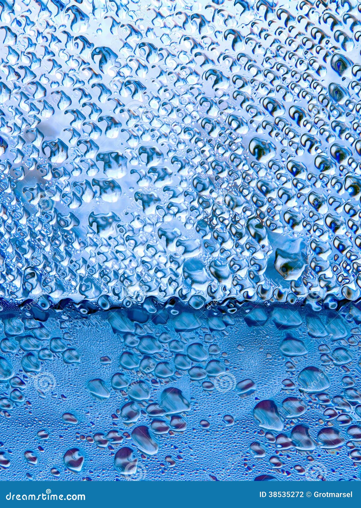 Water Blue Drips Suitable As Abstract Background. Stock Illustration ...