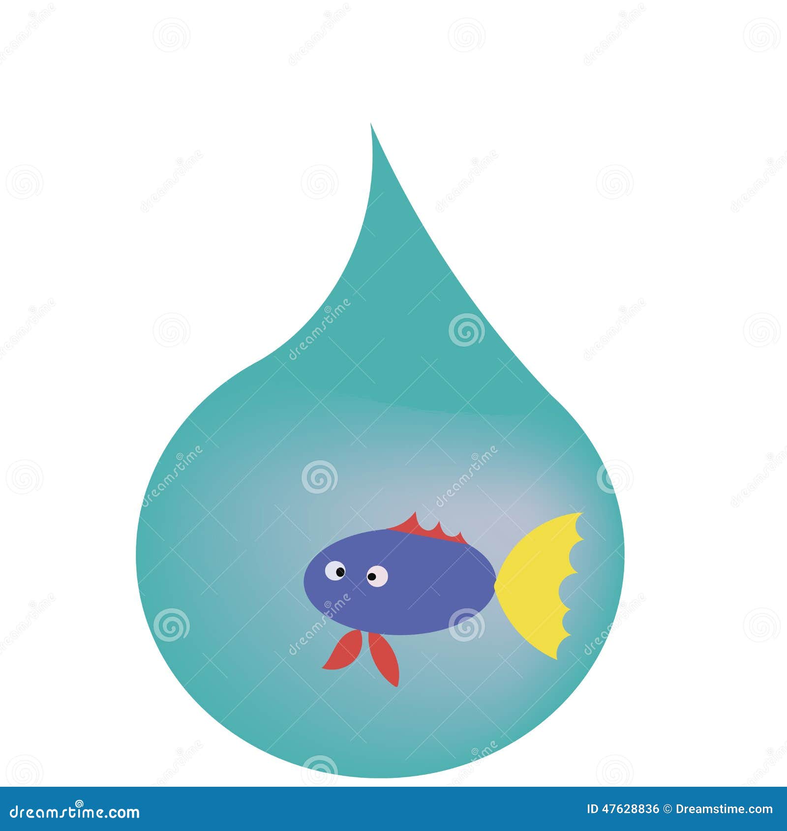 Water stock illustration. Illustration of miracle, purity - 47628836