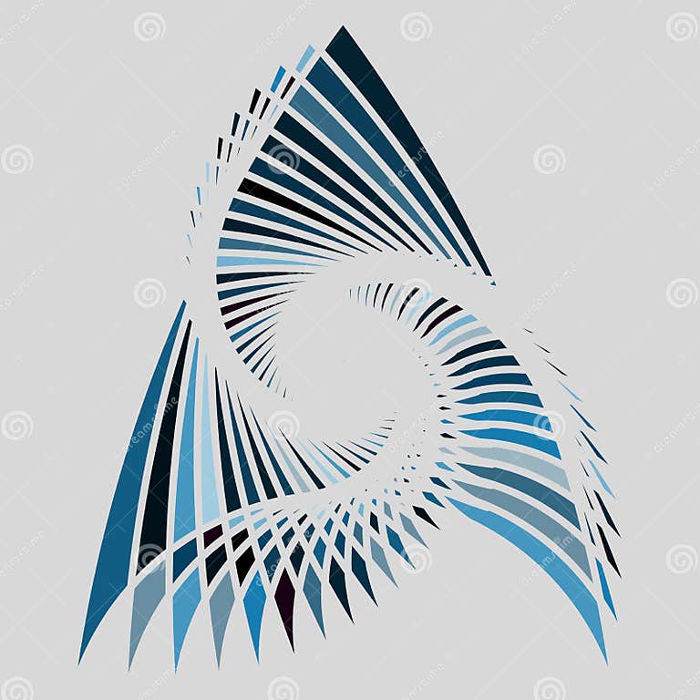 A Water Blue Vortex Pattern Design Background Stock Vector ...