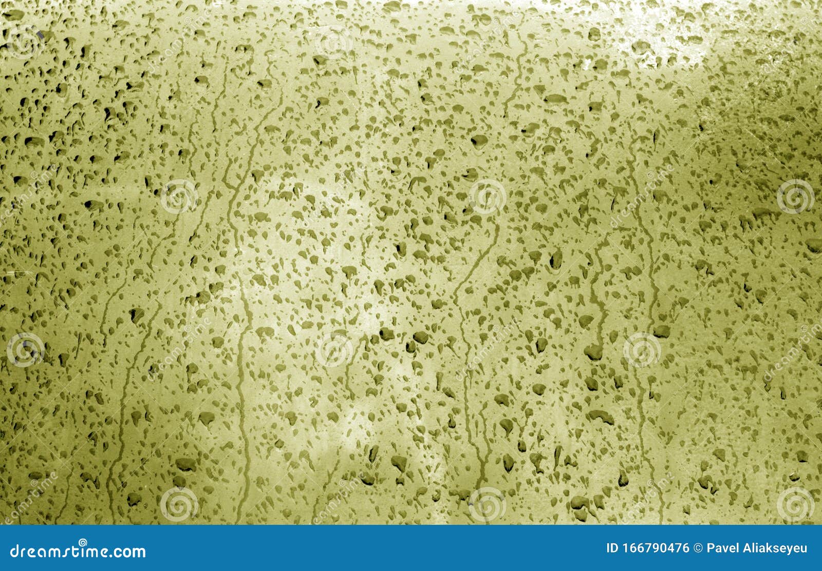 Water on Blurred Window in Yellow Tone Stock Photo - Image of glass ...