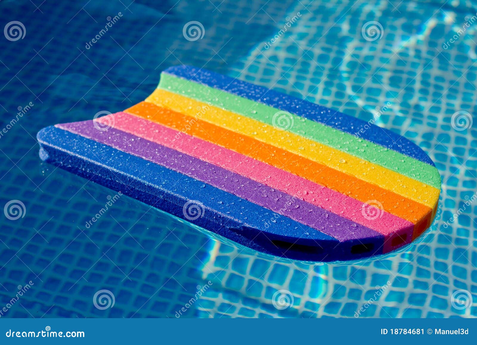 Water board in a blue pool stock image. Image of happy - 18784681