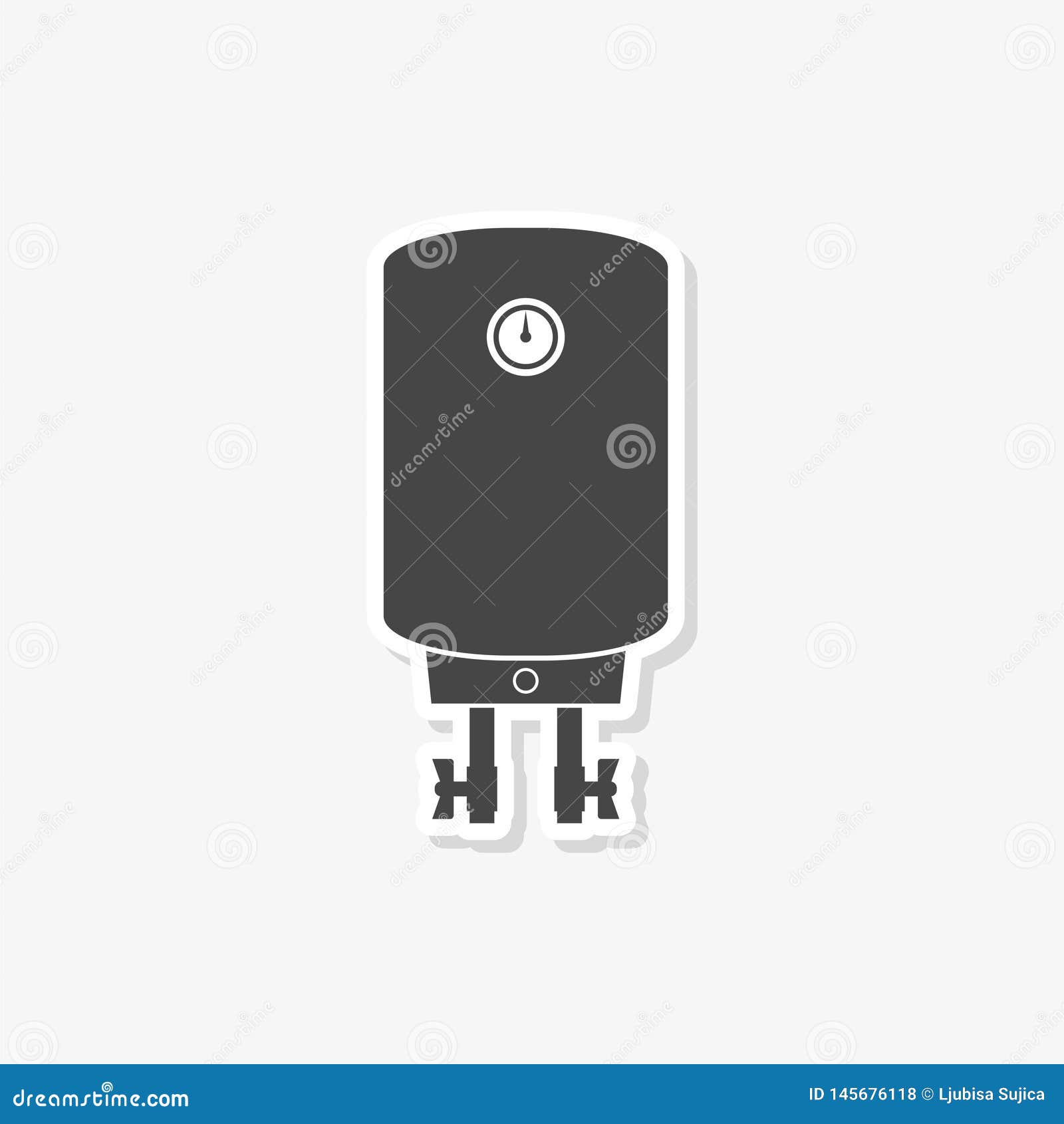 Water Boiler Vector Icon - Illustration Stock Vector - Illustration of ...