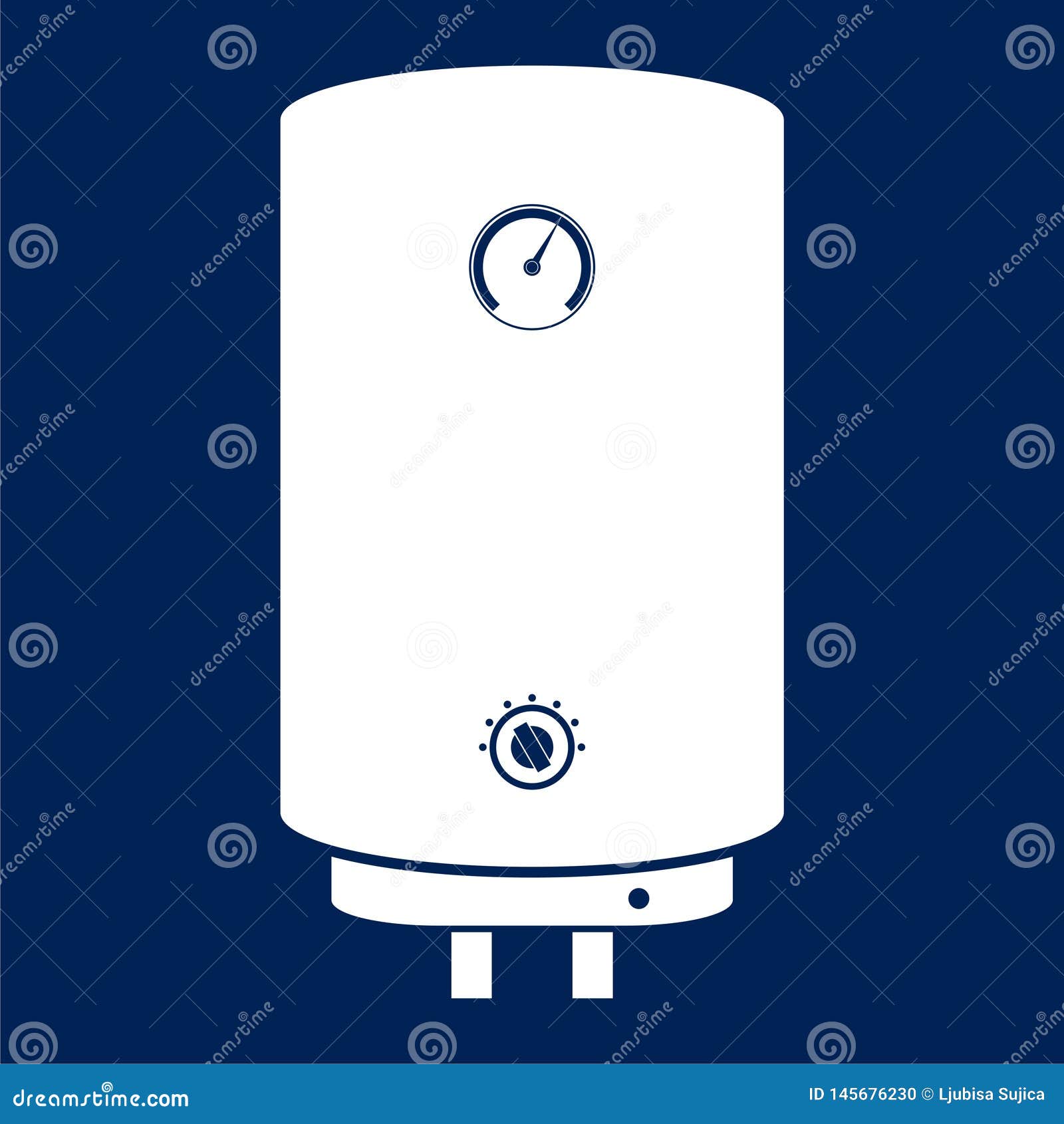 Water Boiler Vector Icon - Illustration Stock Vector - Illustration of ...