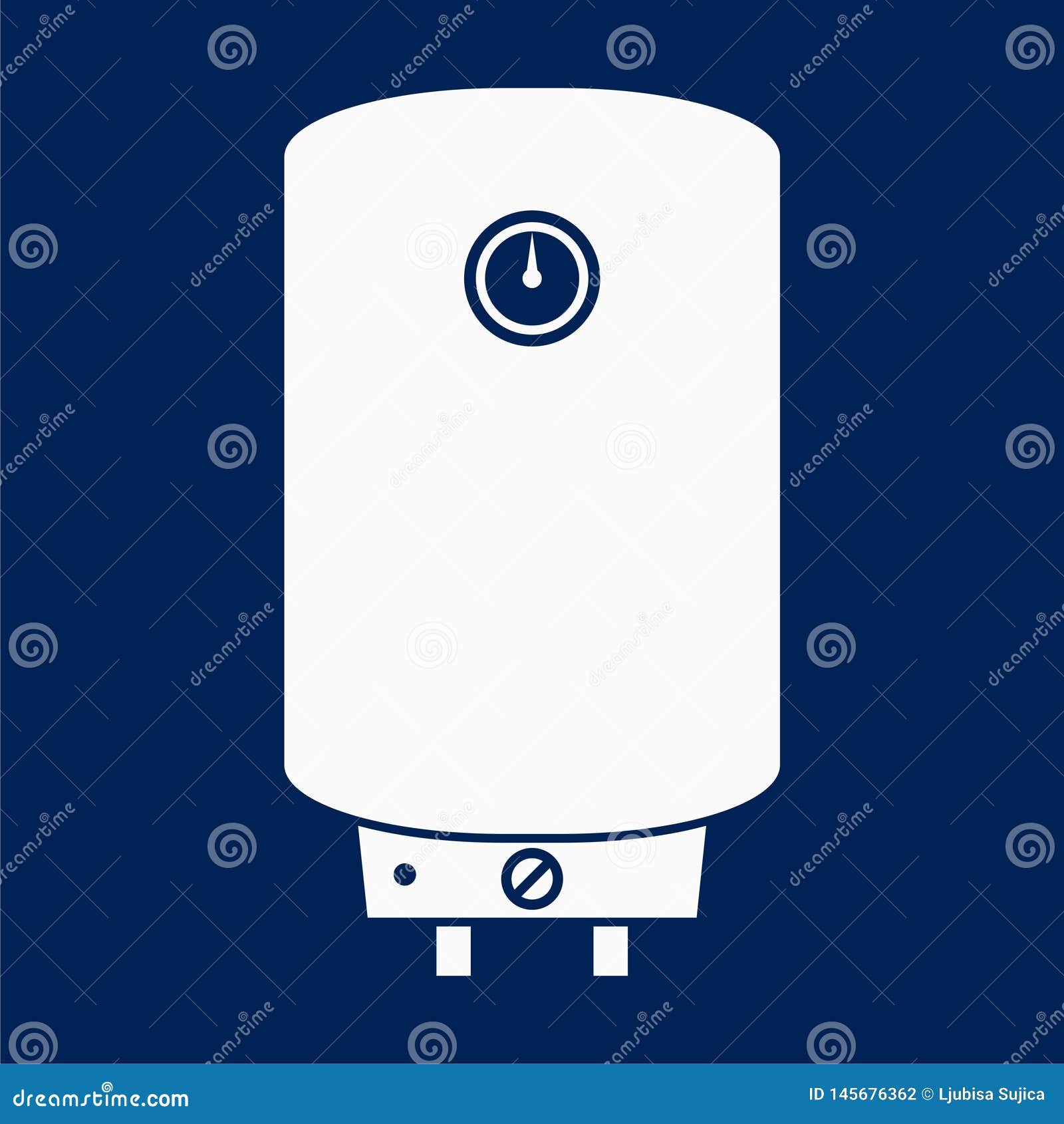 Water Boiler Vector Icon - Illustration Stock Vector - Illustration of ...