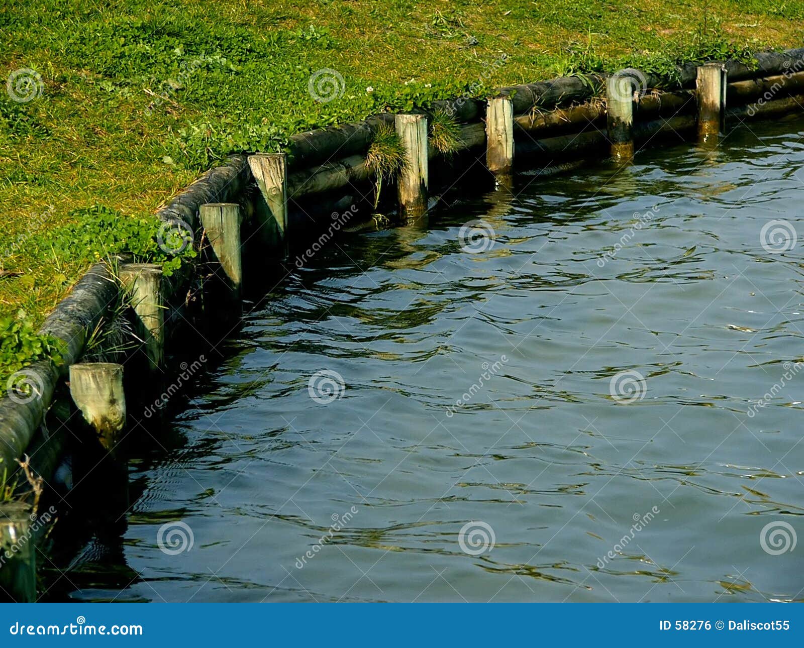 Water Border stock photo. Image of posts, curvature, border - 58276