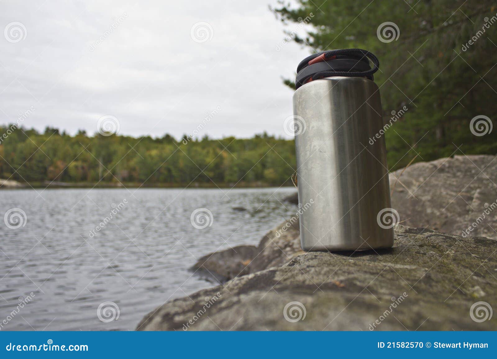 Water Bottle stock photo. Image of steel, water, cantine - 21582570