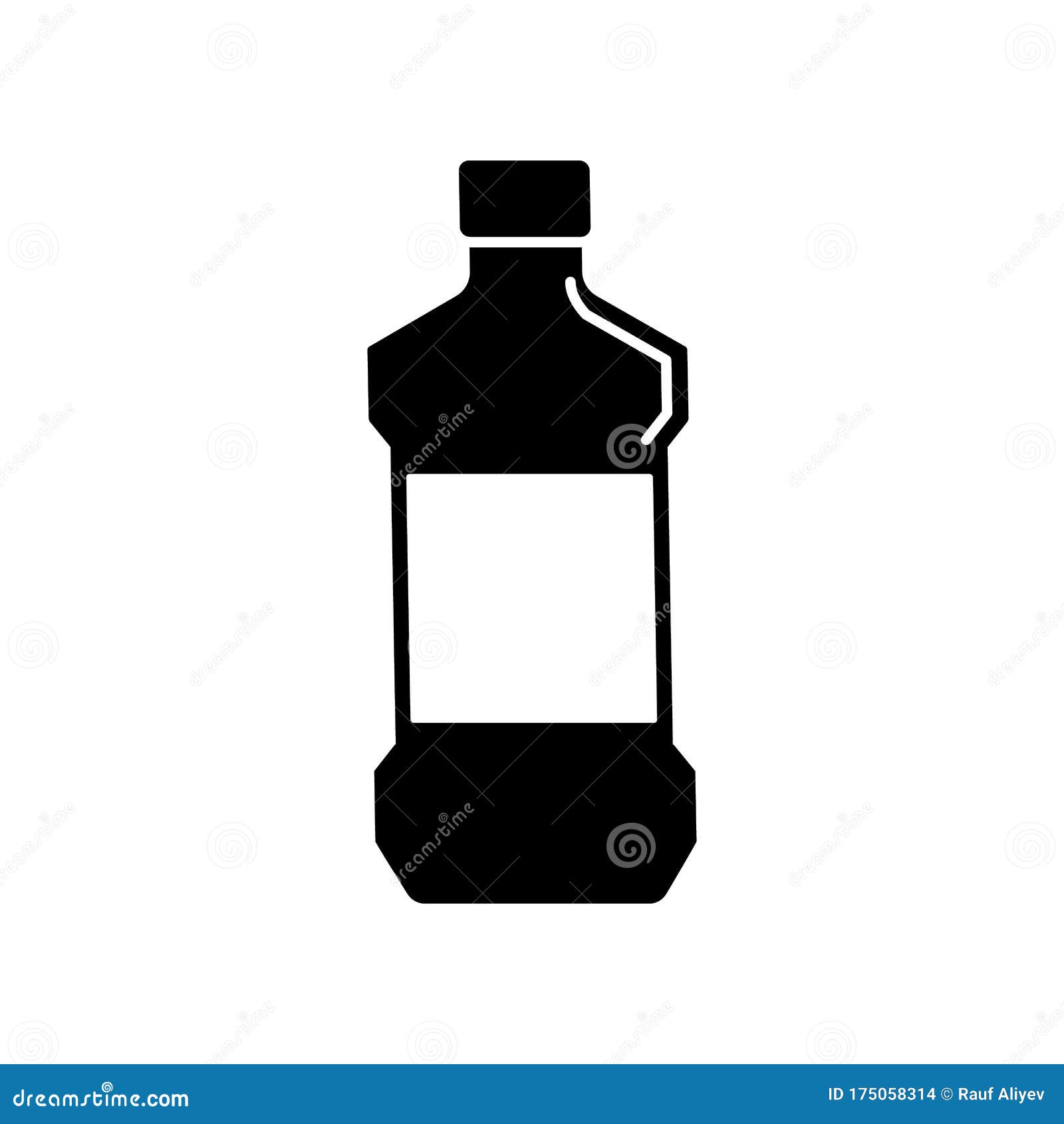 Water, Bottle Icon. Simple Vector Liquid Container Icons for Ui and Ux ...