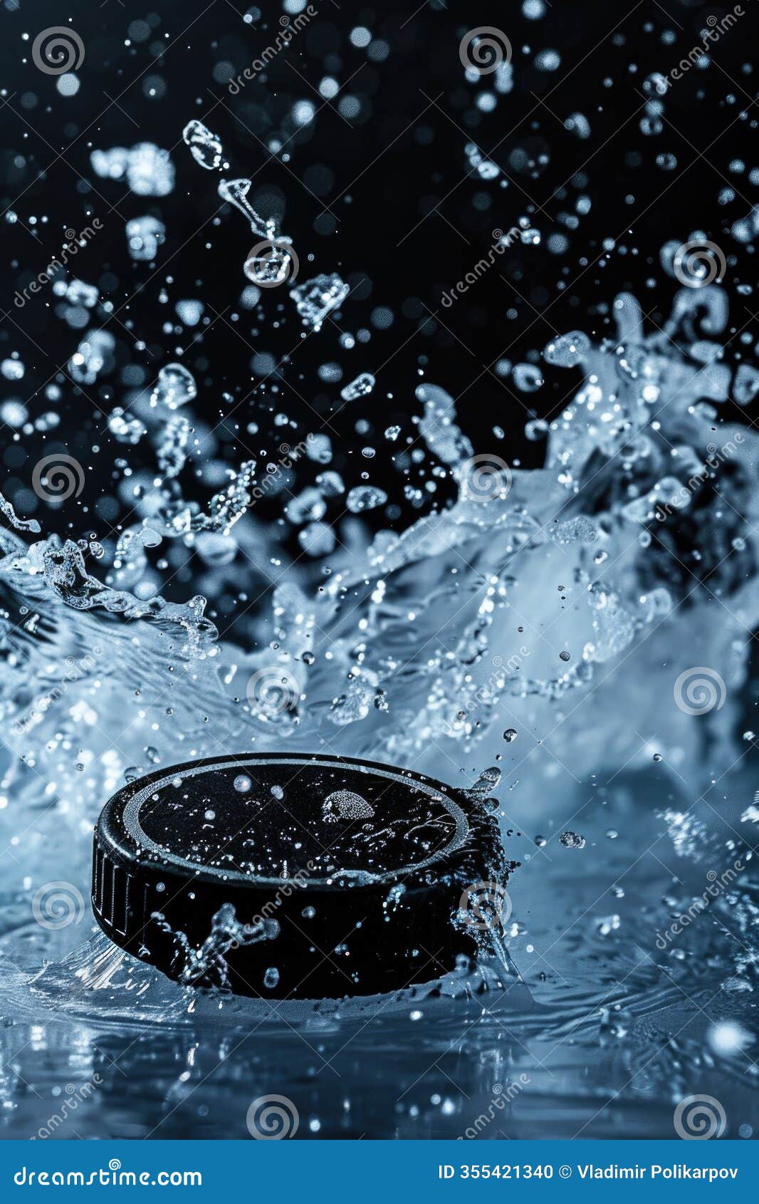 A Water Bottle with a Splash of Water on Its Surface, Perfect for ...