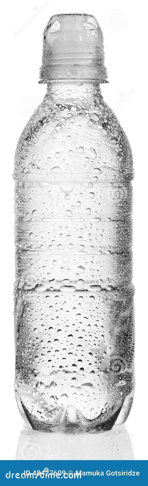 Water bottle stock image. Image of purified, sweaty, healthy - 48427609