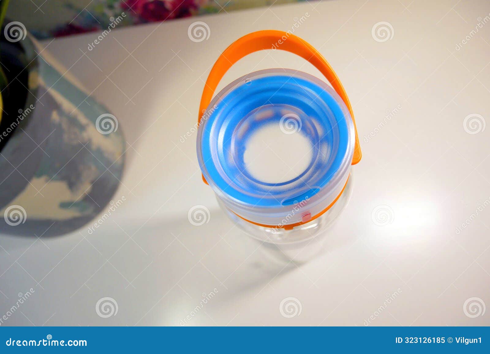 The Water Tank is One Liter. a Water Bottle. Stock Image - Image of ...