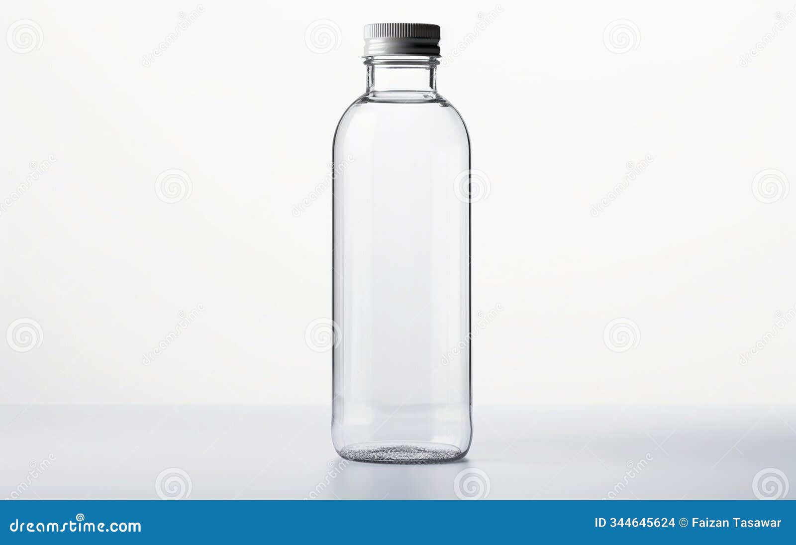 Water Bottle on White Background Stock Illustration - Illustration of ...
