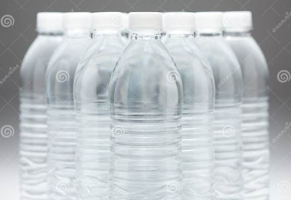 Water Bottles Abstract stock image. Image of mineral - 12767801