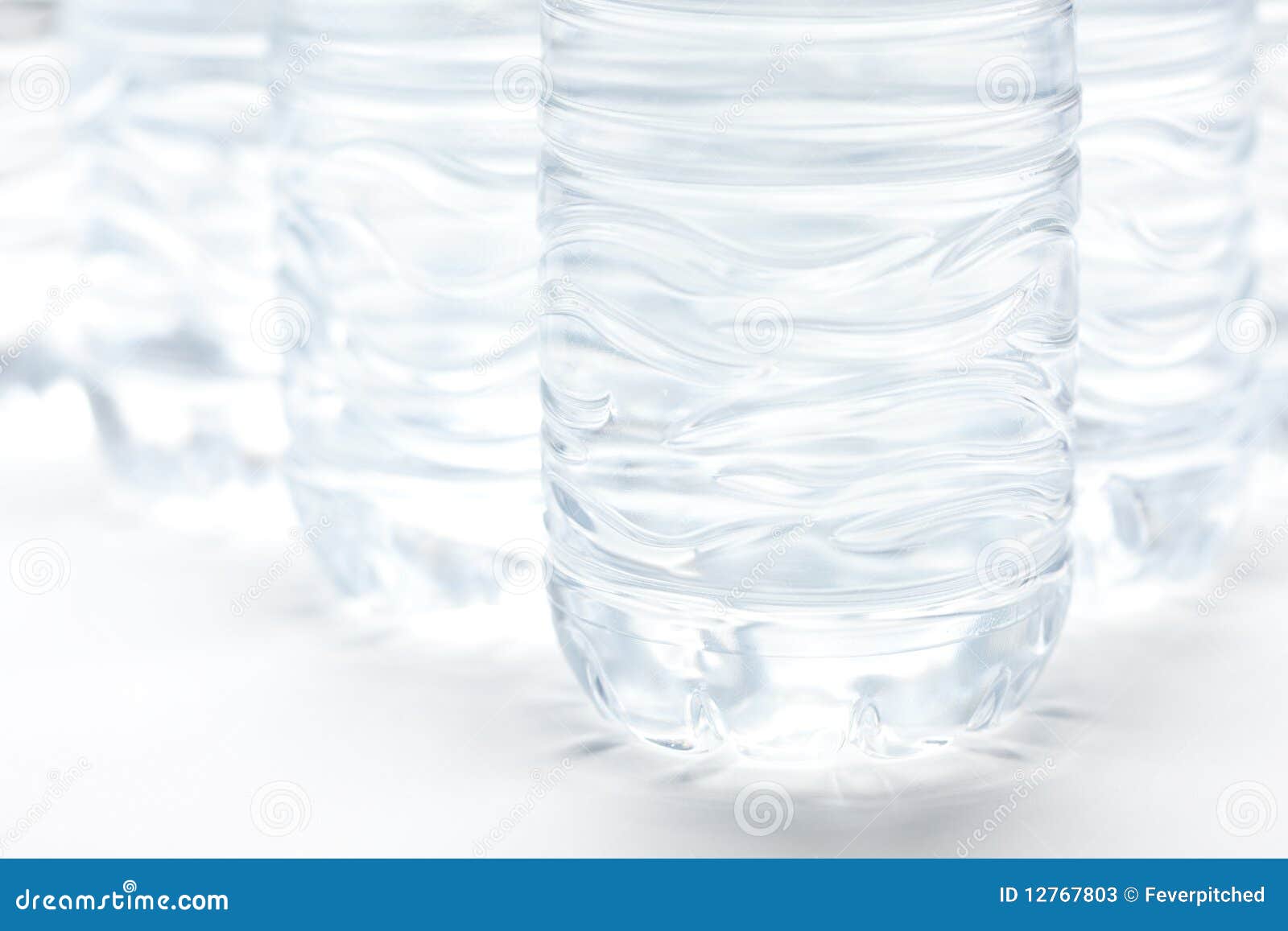 Water Bottles Abstract stock image. Image of drink, clean - 12767803