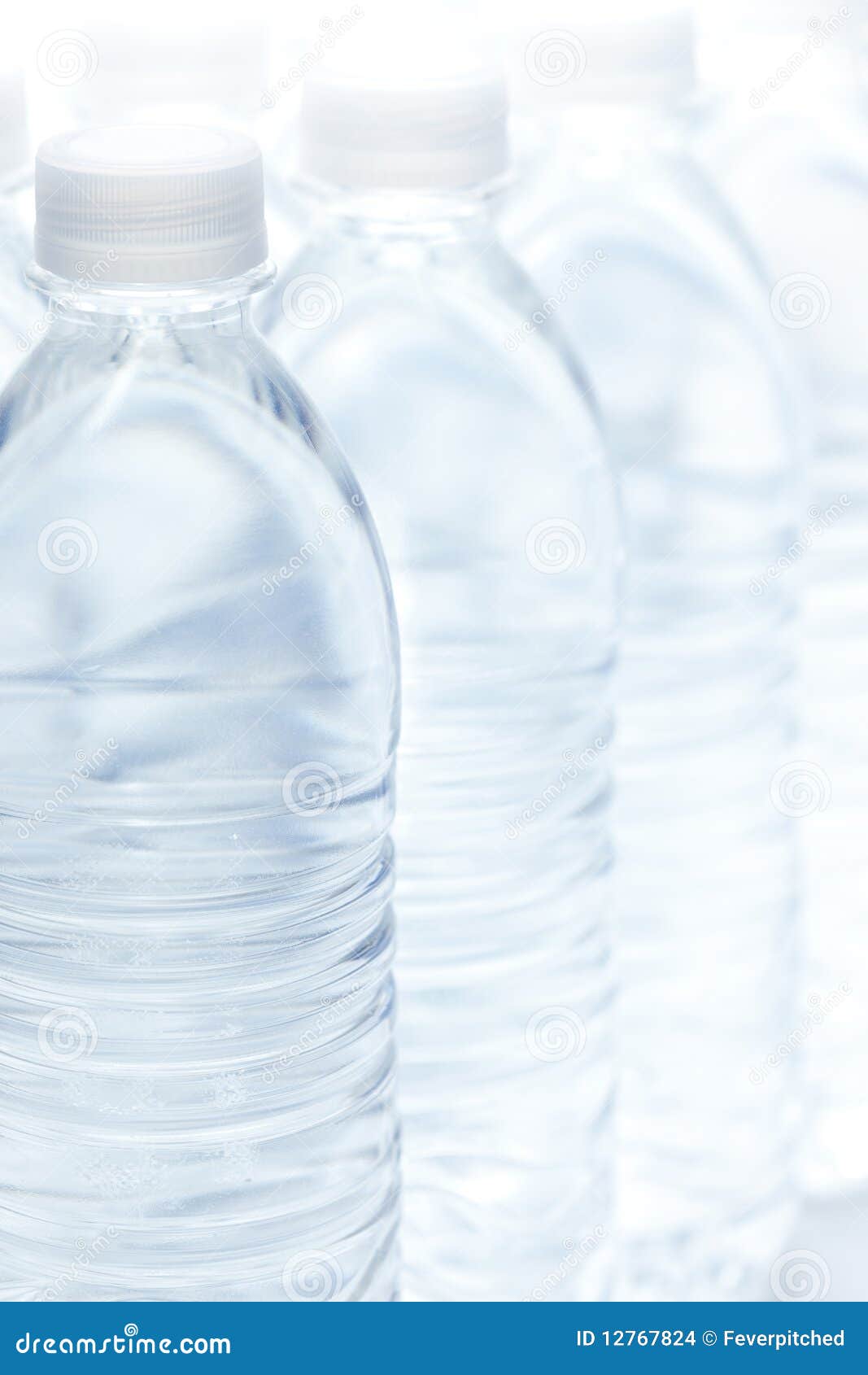 Water Bottles Abstract stock photo. Image of freshness - 12767824
