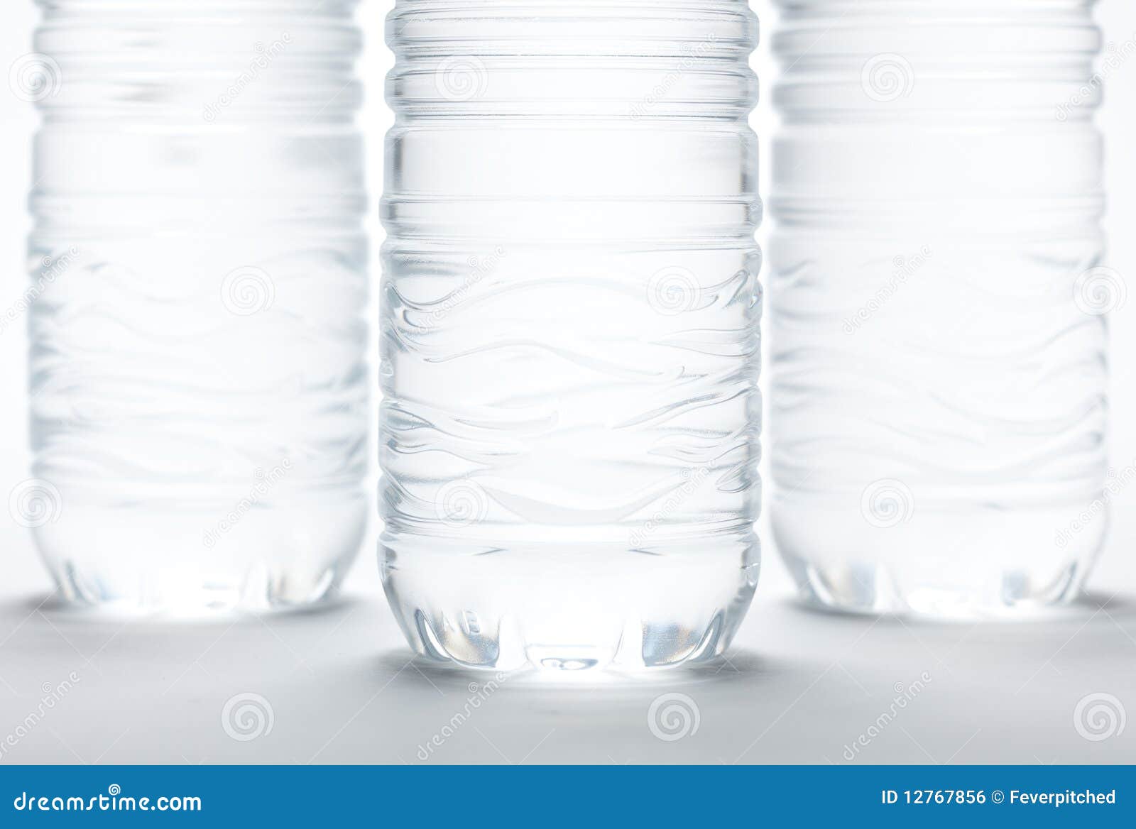 Water Bottles Abstract stock photo. Image of nature, plastic - 12767856