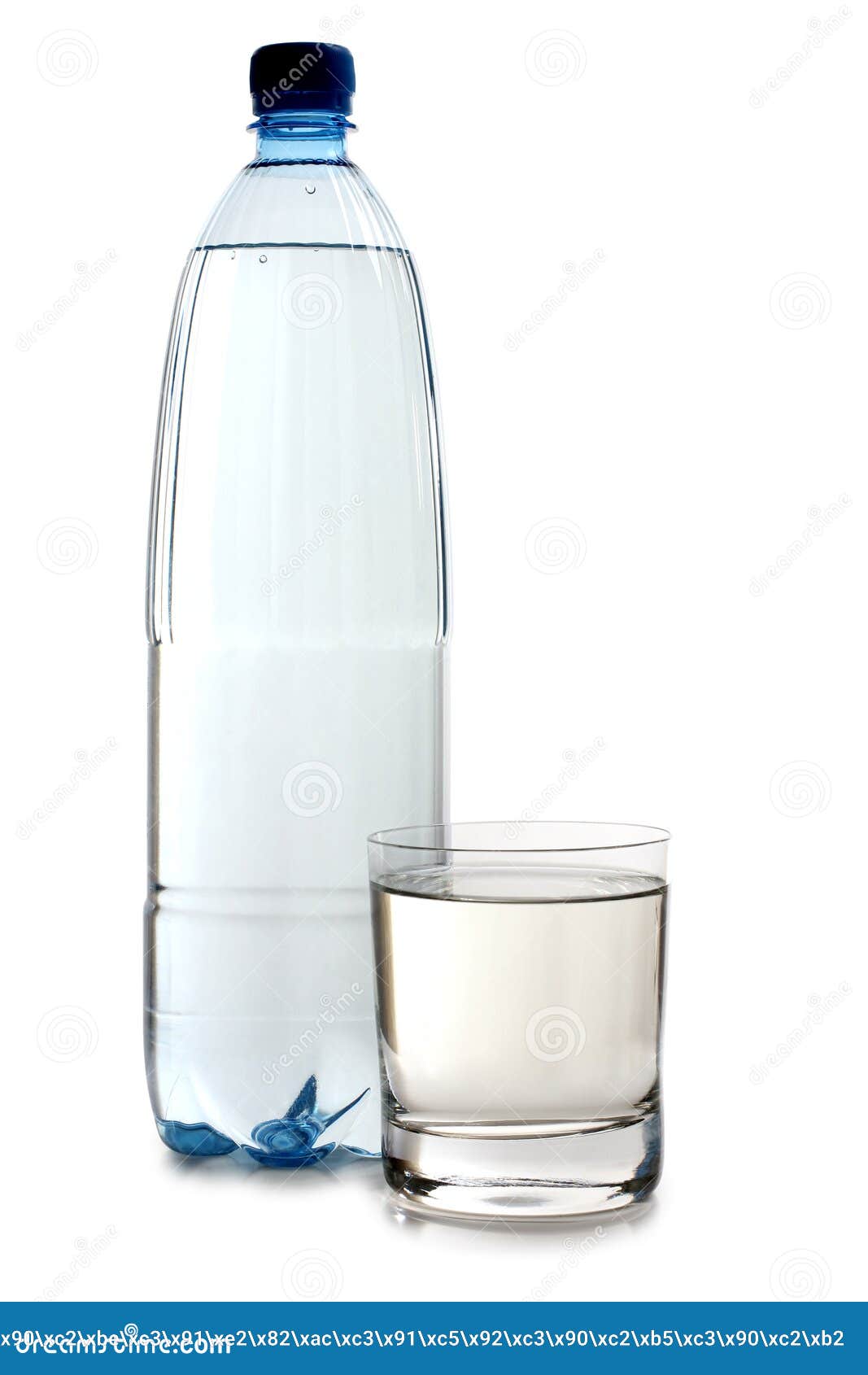 Water in bottles and cup stock photo. Image of cold, water - 23788124