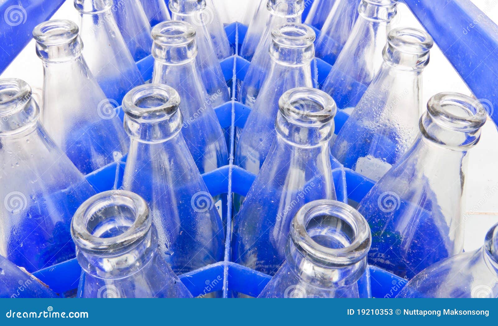 Water Bottles are Stored in the Bottle Used Stock Image - Image of ...