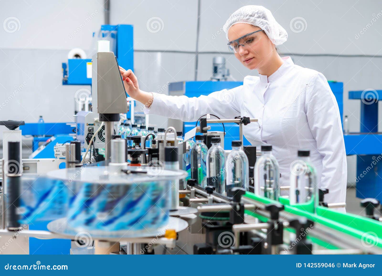 Water Bottling Line for Processing and Bottling Pure Spring Water Stock ...