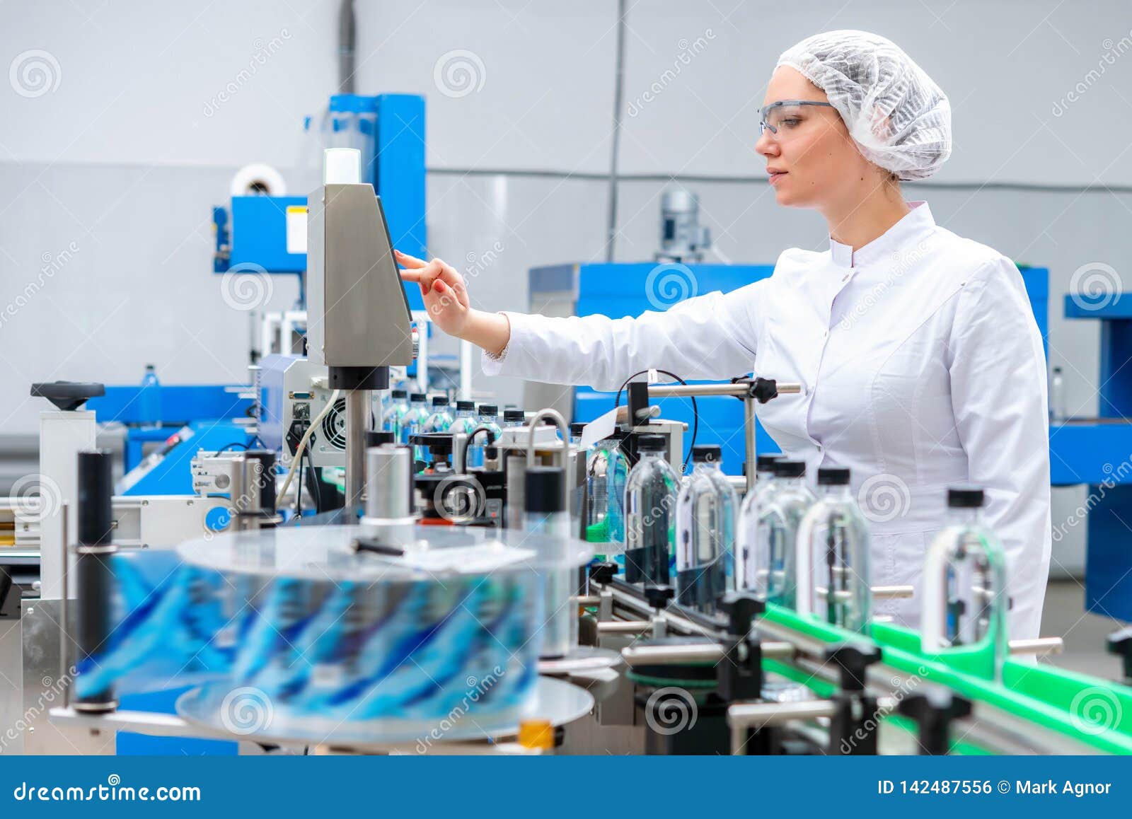 Water Bottling Line for Processing and Bottling Pure Spring Water Stock ...