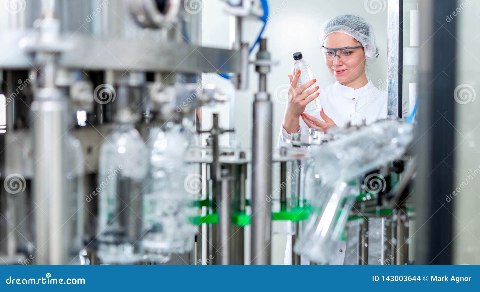 Water Bottling Line for Processing and Bottling Pure Spring Water Stock ...