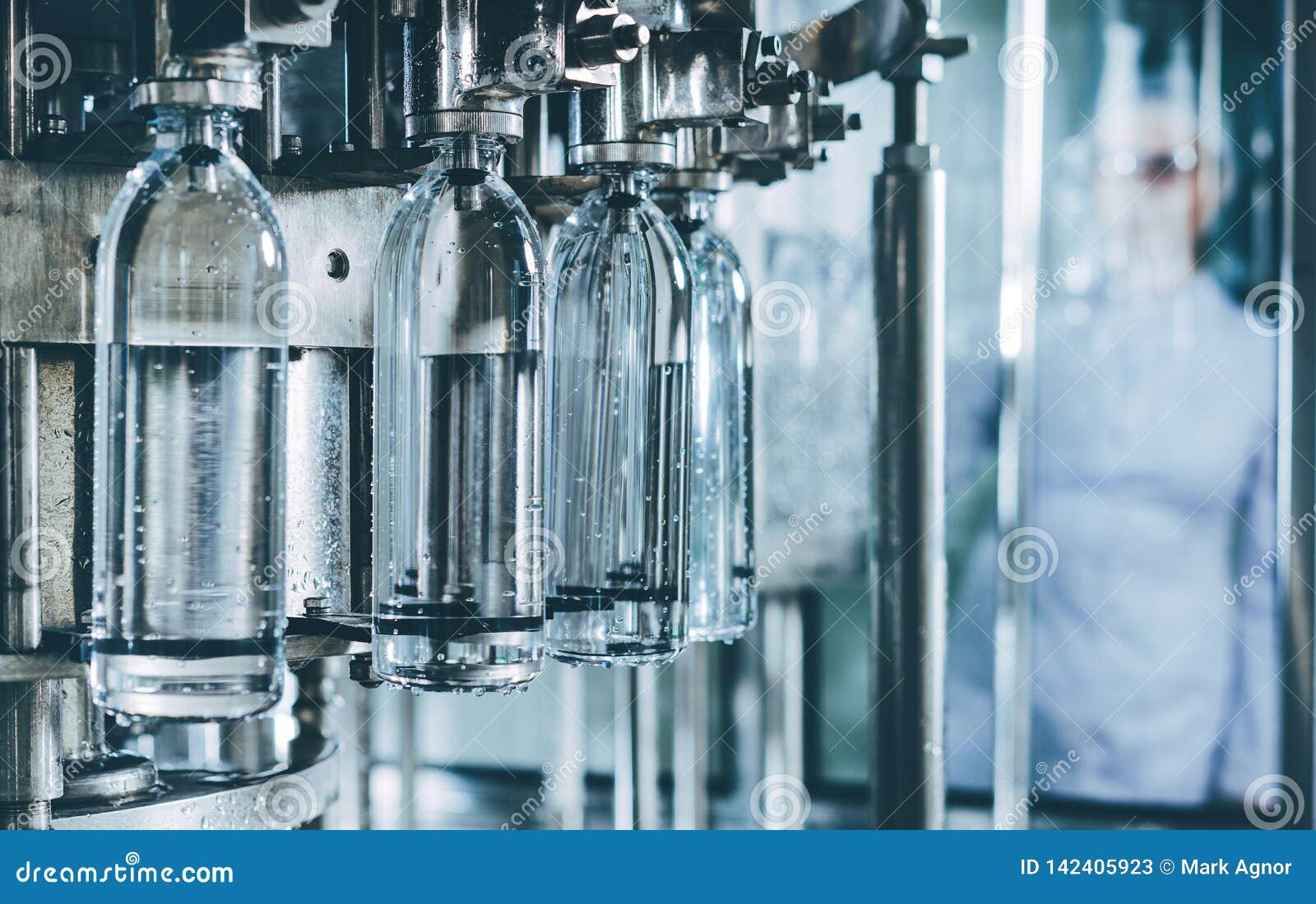 Water Bottling Line for Processing and Bottling Pure Spring Water Stock ...