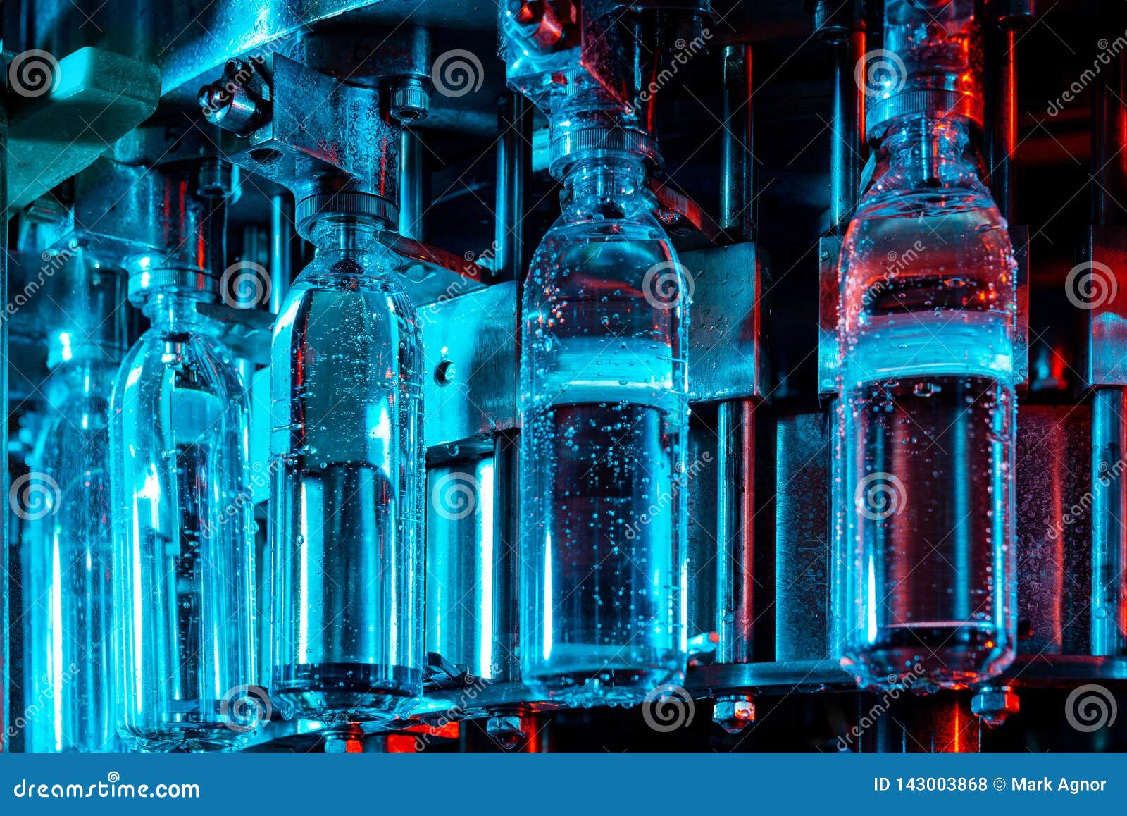 Water Bottling Line for Processing and Bottling Pure Spring Water Stock ...