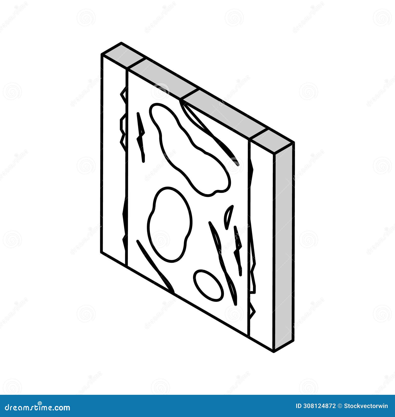 Water Bound Macadam Isometric Icon Vector Illustration Stock Vector ...