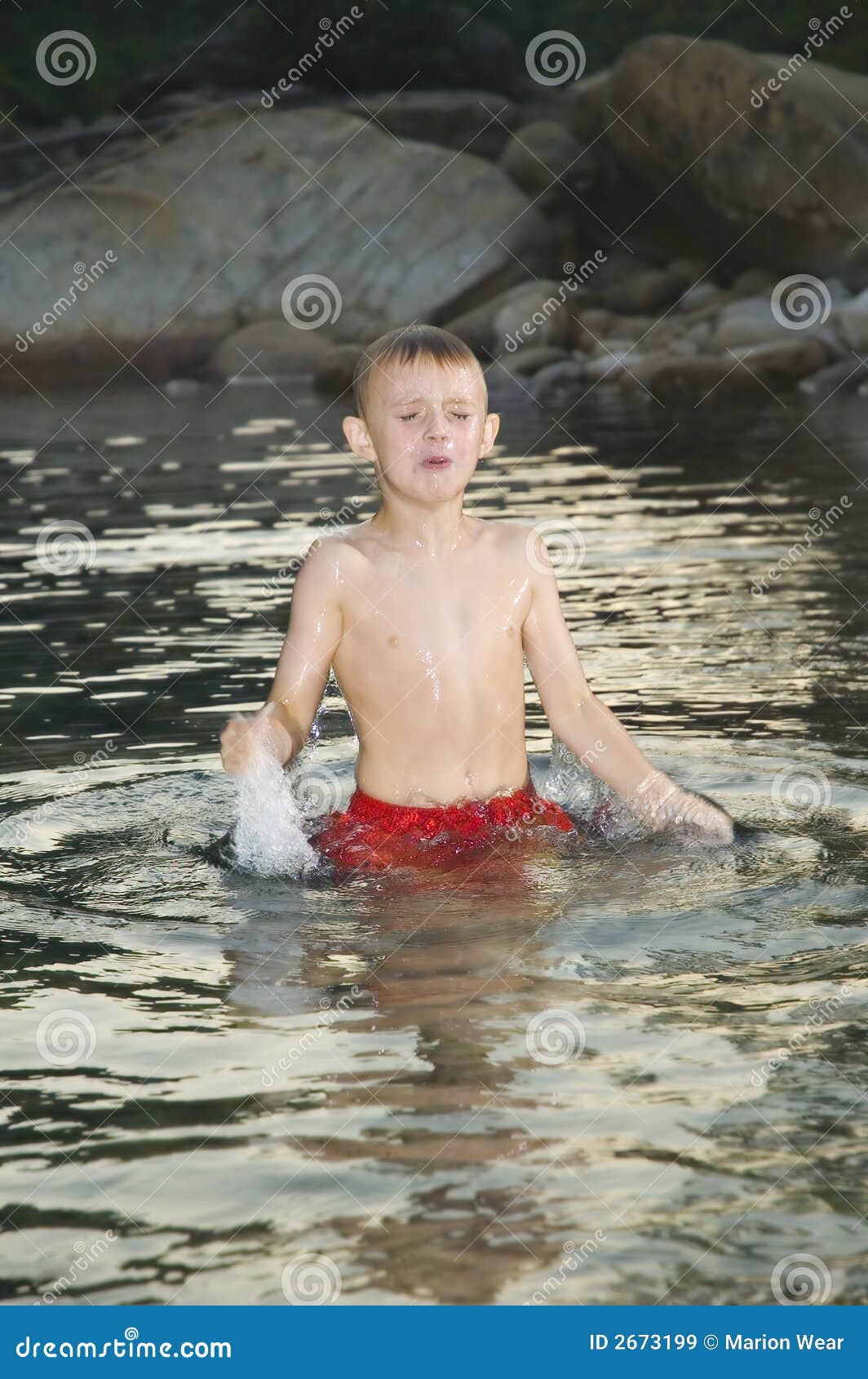 Water boy stock image. Image of male, summer, motion, cold - 2673199