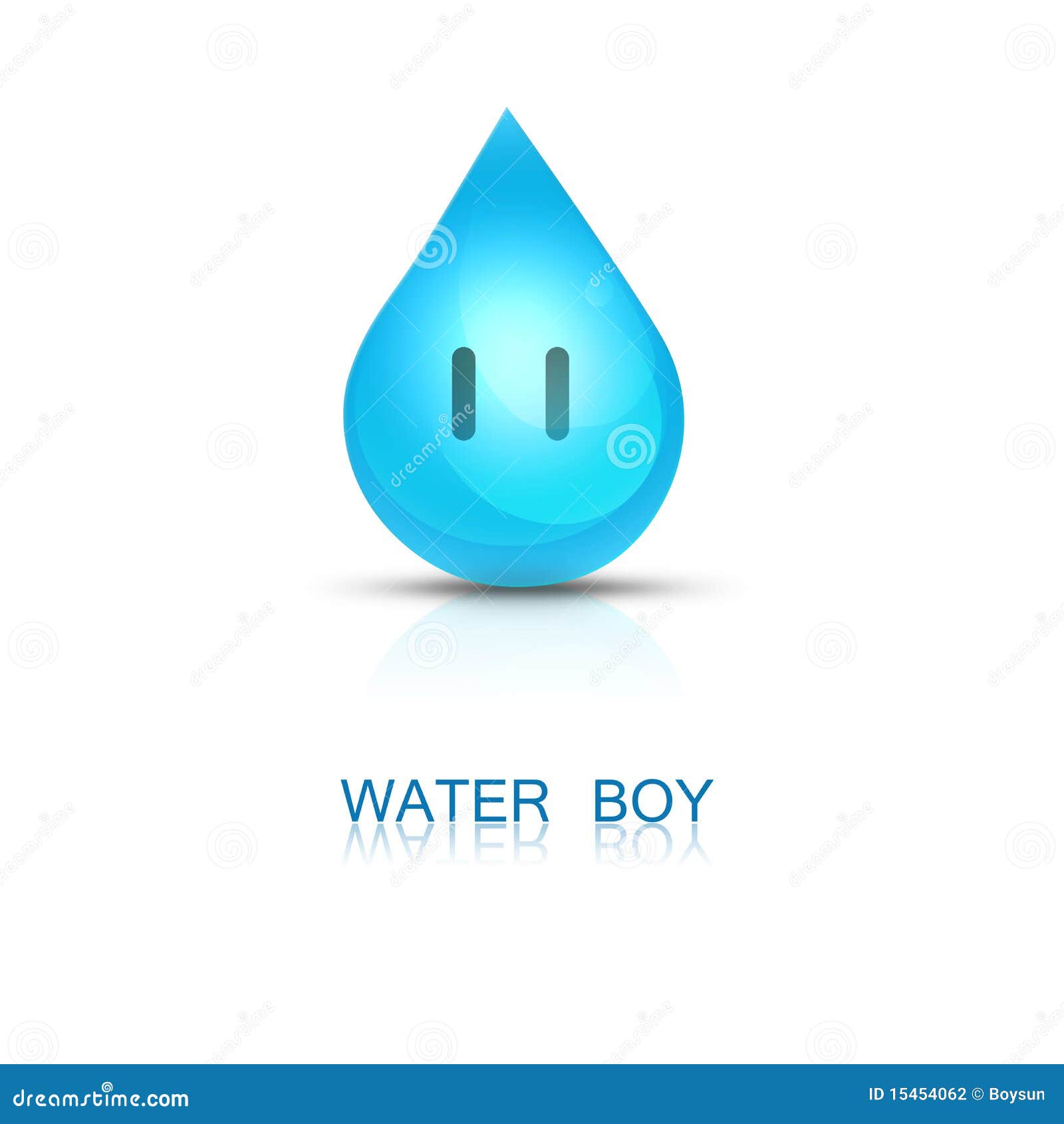 Water boy icon stock illustration. Illustration of white - 15454062
