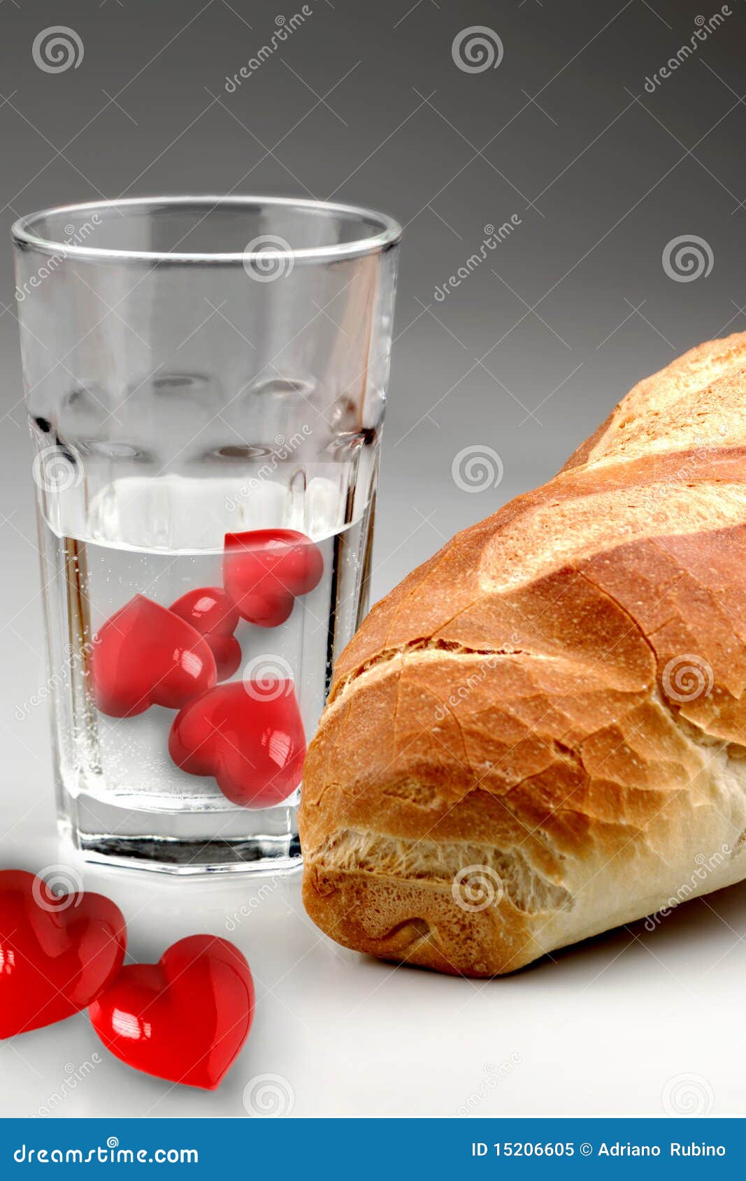 Water and bread stock image. Image of gastronomy, poverty - 15206605