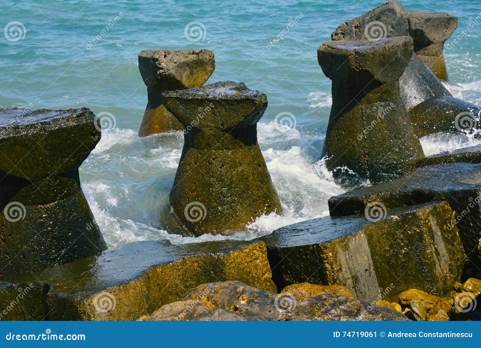 Water break stock image. Image of summer, vacation, skyline - 74719061