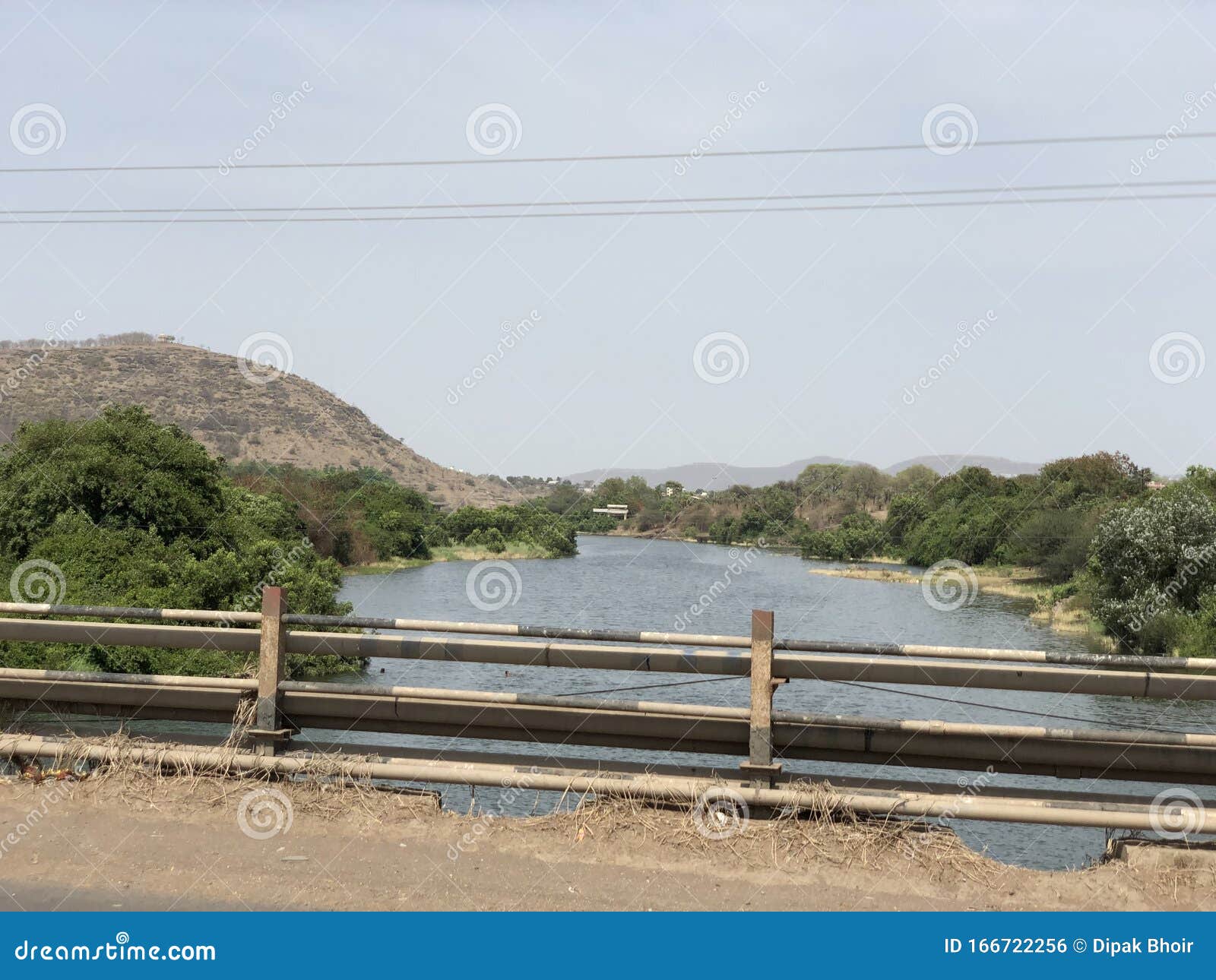 Water Bridge Railing stock photo. Image of railing, highway - 166722256