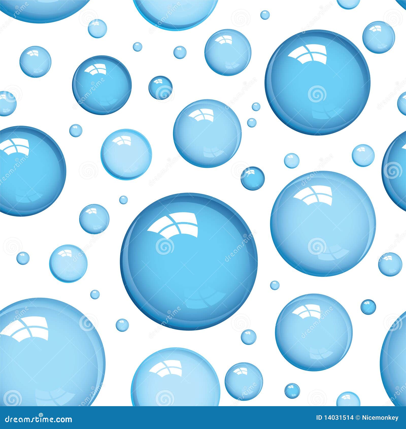 Water Bubble Background Dark Stock Vector - Illustration of float ...